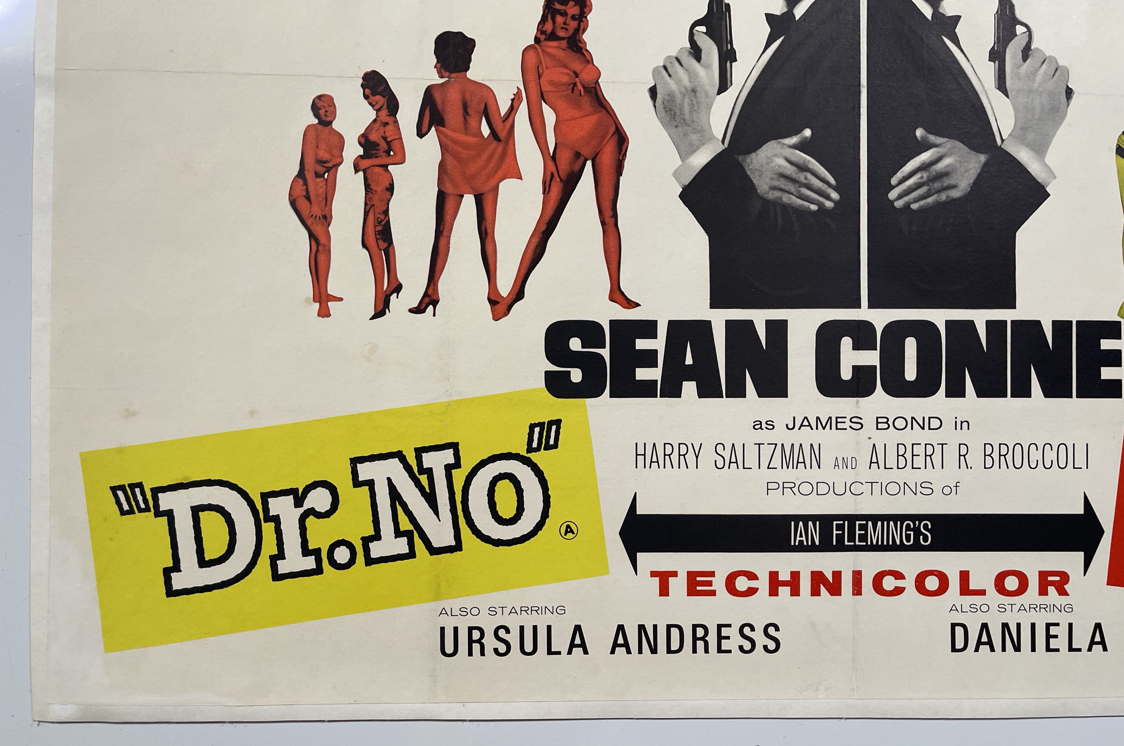 Lot 70 - JAMES BOND - UK QUAD DOUBLE BILL POSTER - DR.