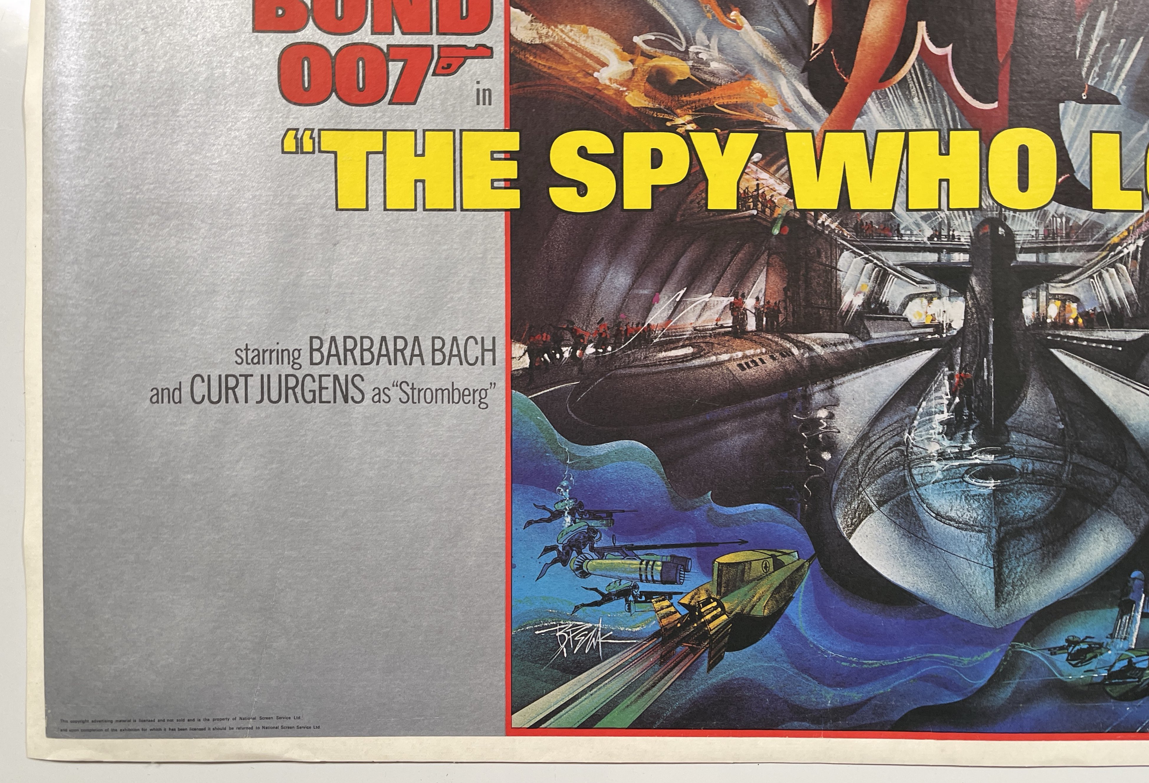 Lot 225 - JAMES BOND - THE SPY WHO LOVED ME (1977)