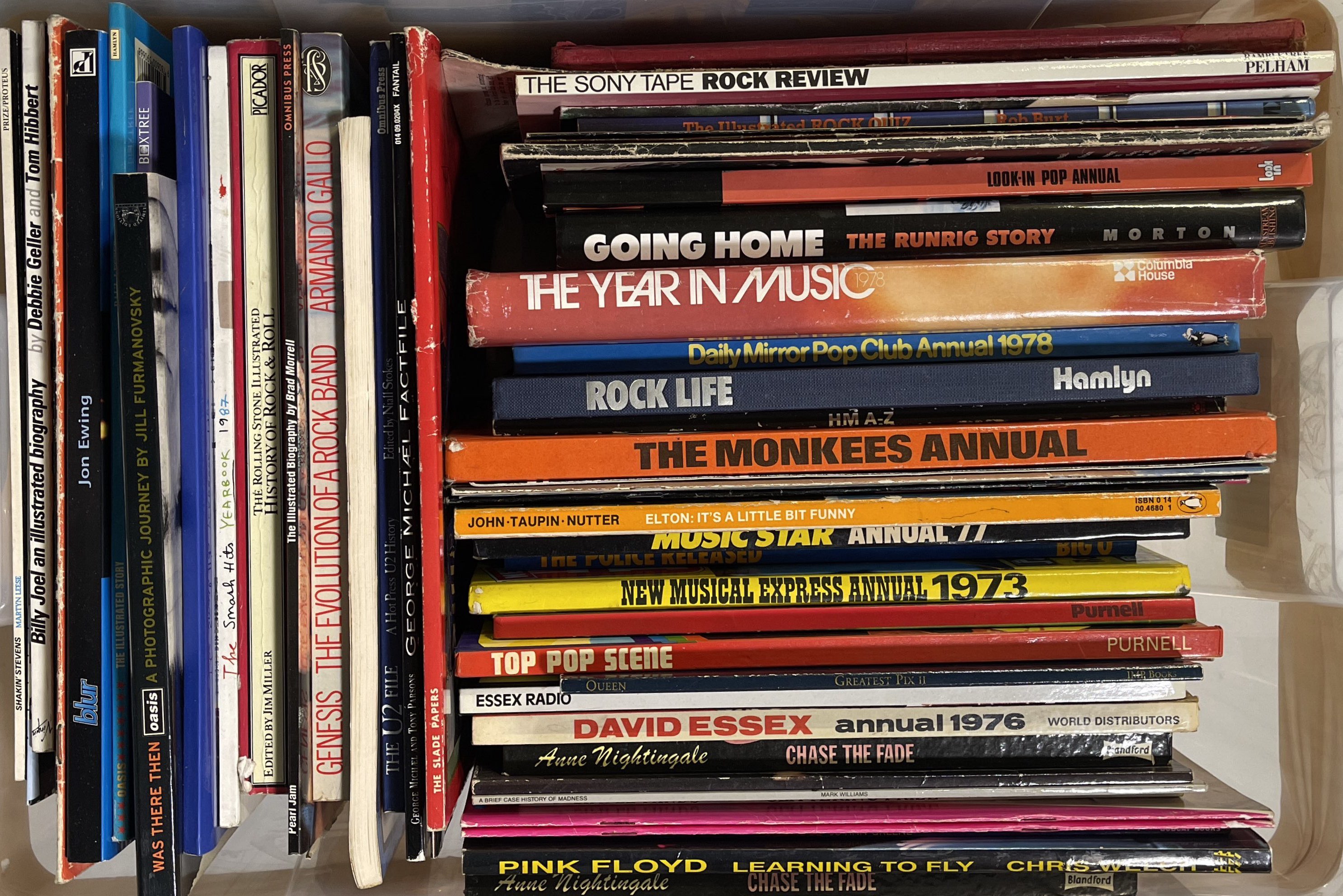 Lot 95 - 1980S / 1990S POP ANNUALS / PHOTOBOOKS