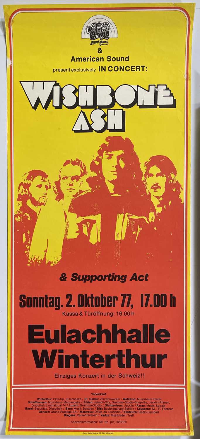 Lot 213 - 1970S PROG/ROCK CONCERT/PROMO POSTERS.