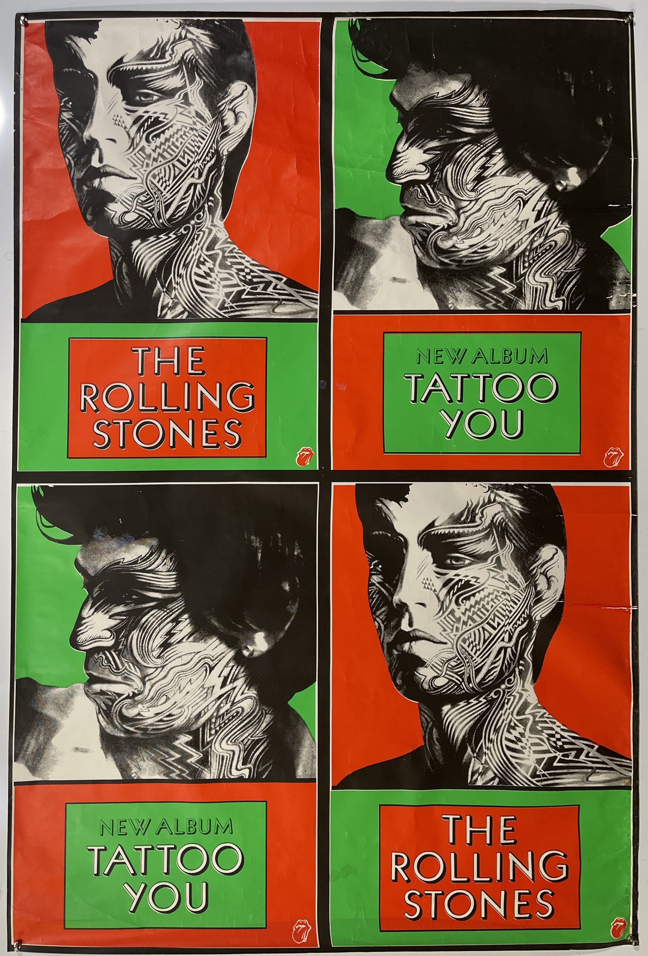Lot 216 - THE ROLLING STONES - TATTOO YOU BILLBOARD