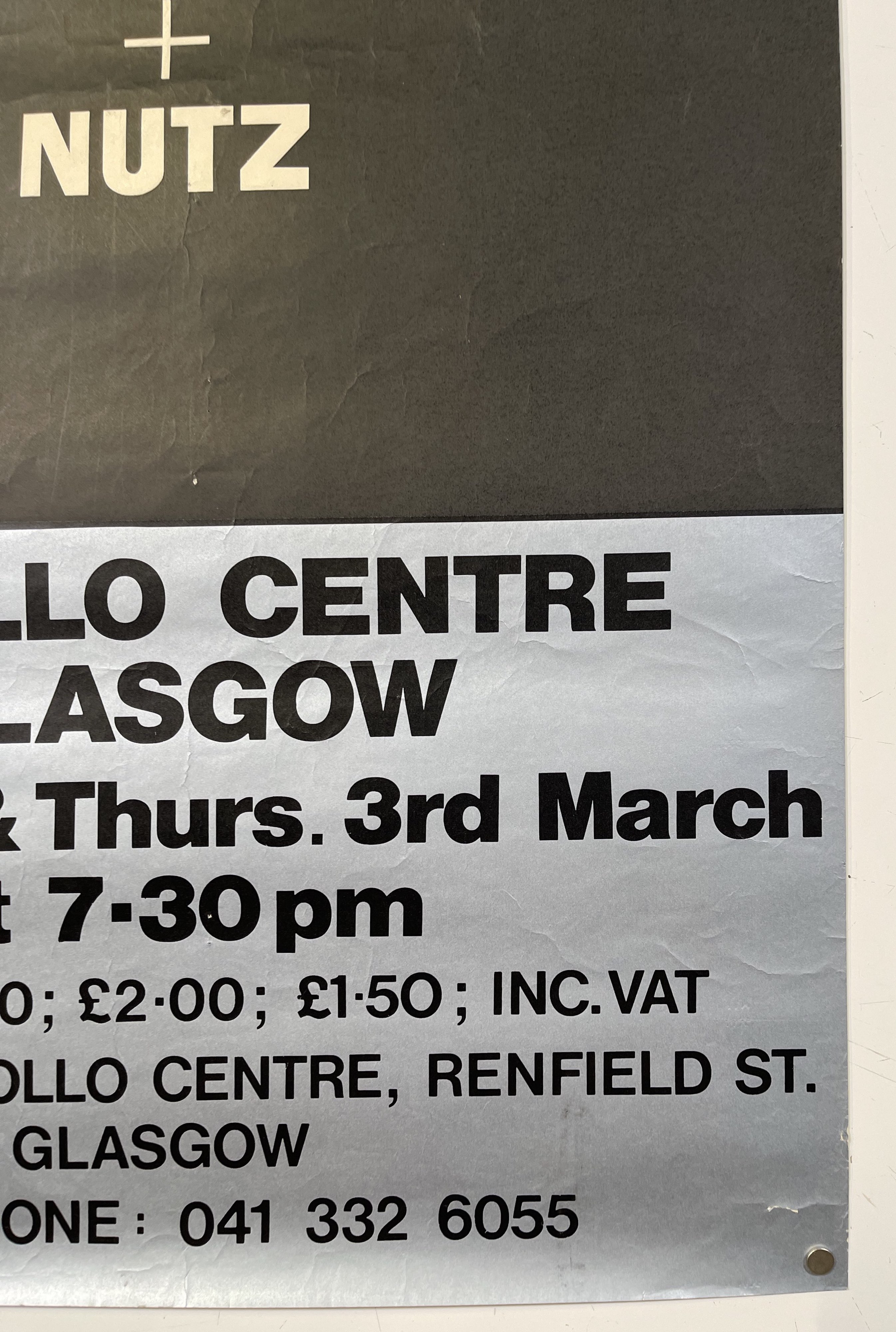 Lot 219 - BLACK SABBATH / NUTZ - ORIGINAL 1977 CONCERT