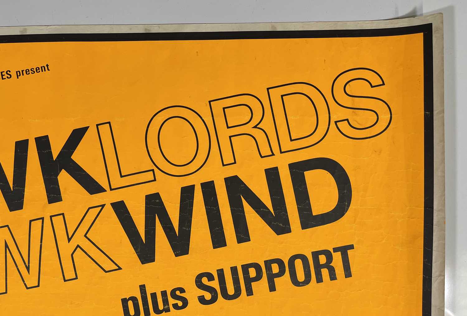 Lot 221 - HAWKWIND - ORIGINAL 1978 CONCERT POSTER.