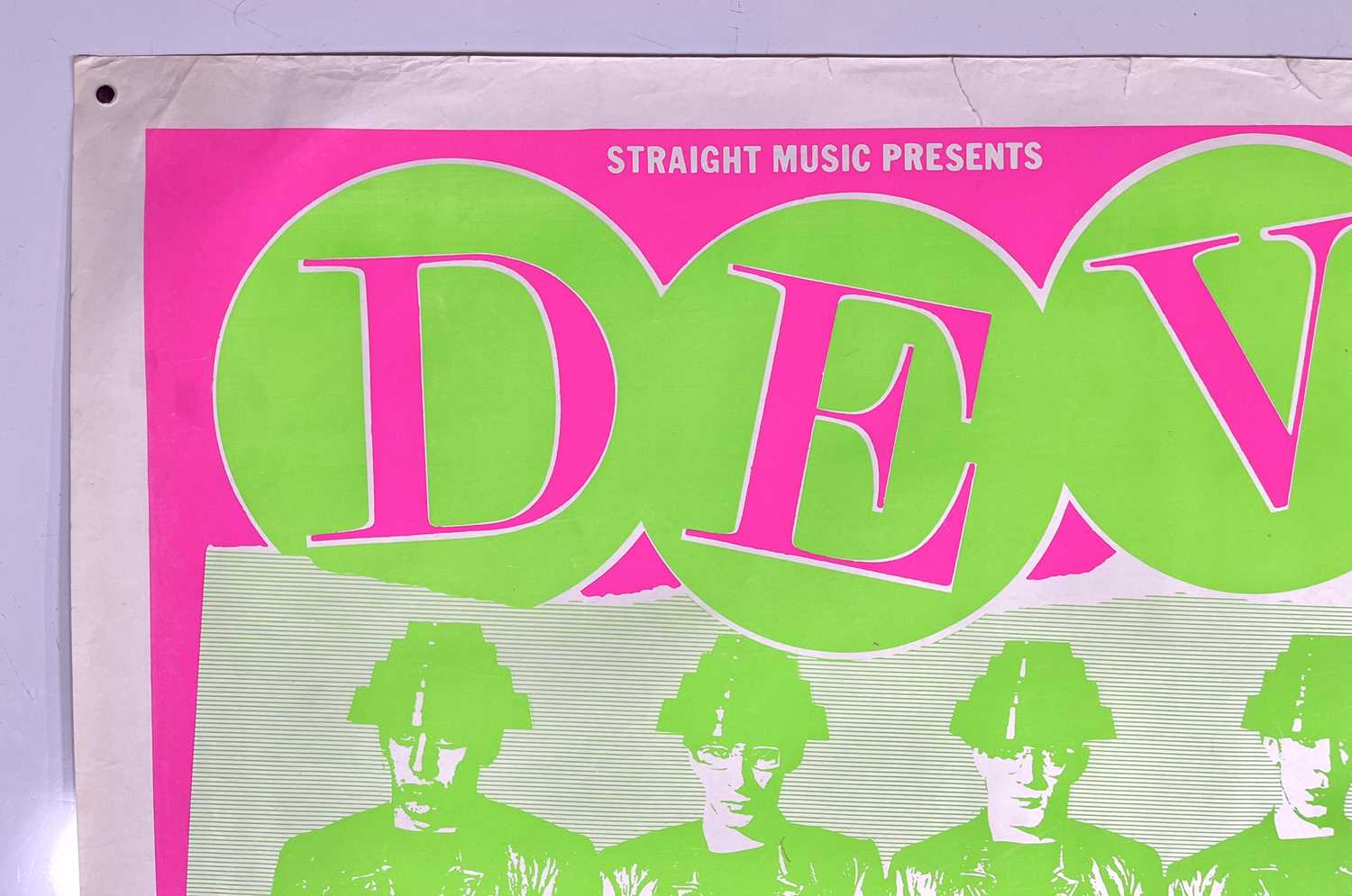 Lot 222 - DEVO - ORIGINAL 1980 GLASGOW CONCERT POSTER.