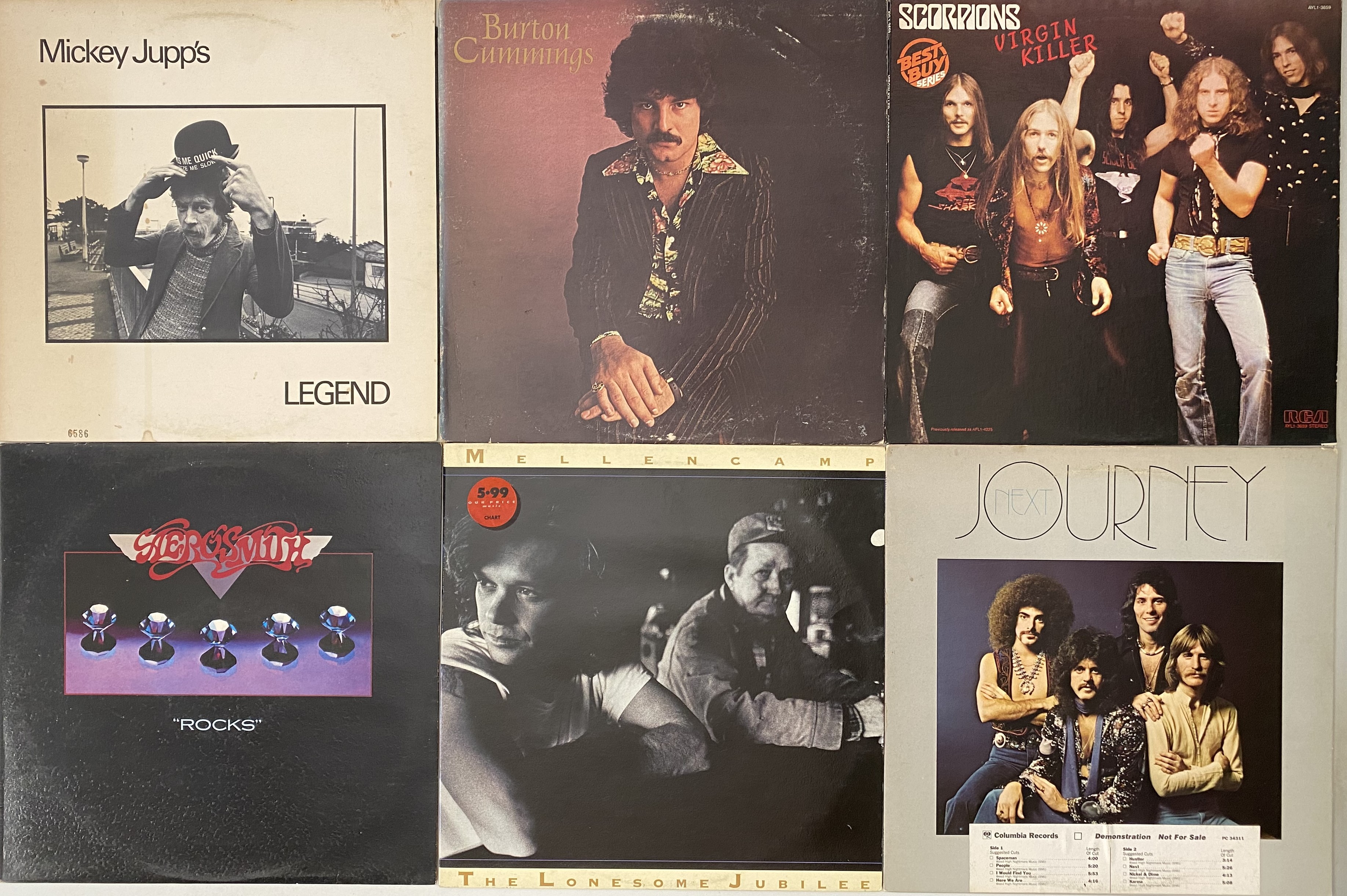 Lot 727 - CLASSIC/HEAVY ROCK - LPs