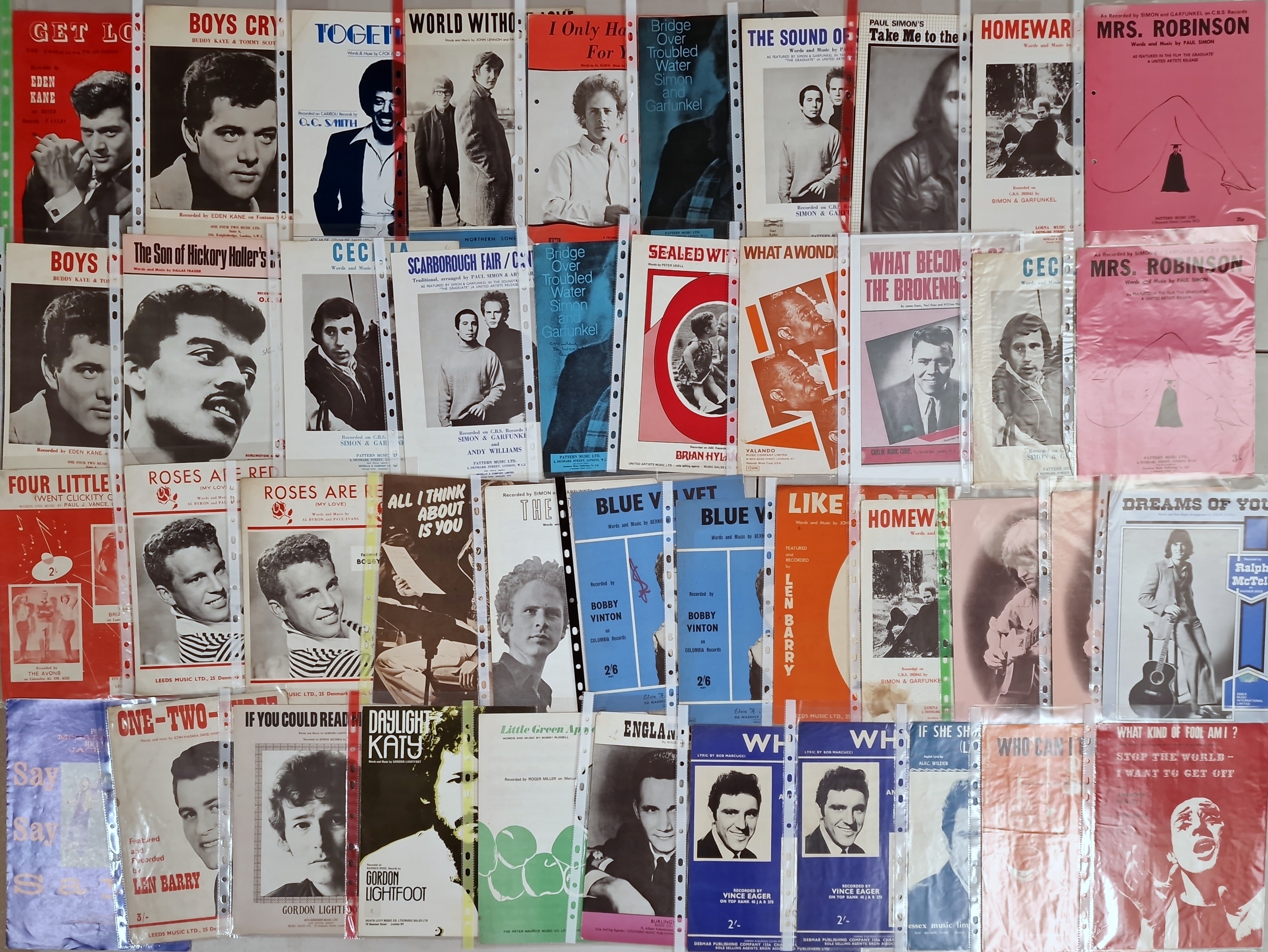 Lot 51 - SHEET MUSIC ARCHIVE - LARGE COLLECTION ROCK