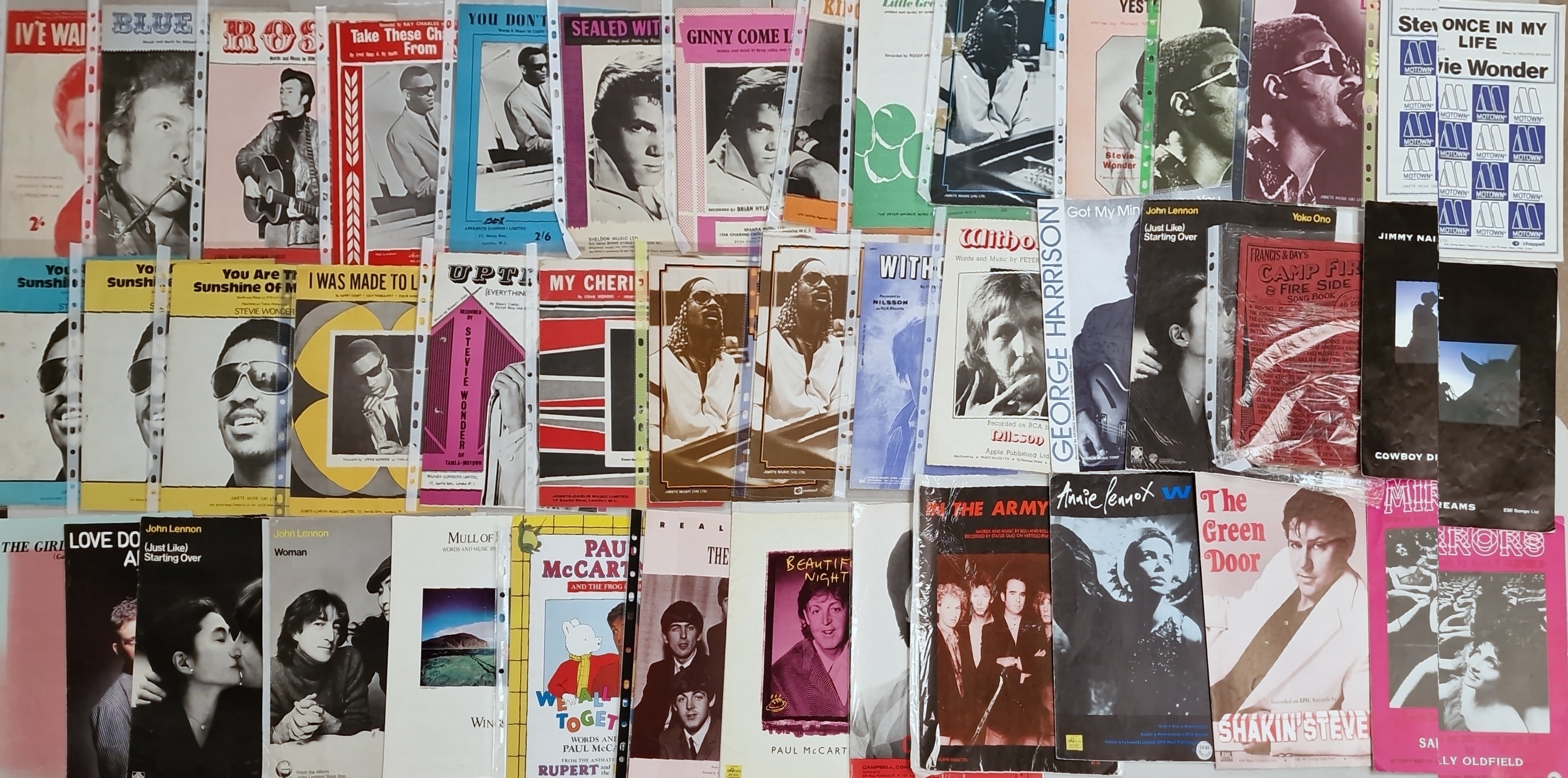Lot 51 - SHEET MUSIC ARCHIVE - LARGE COLLECTION ROCK