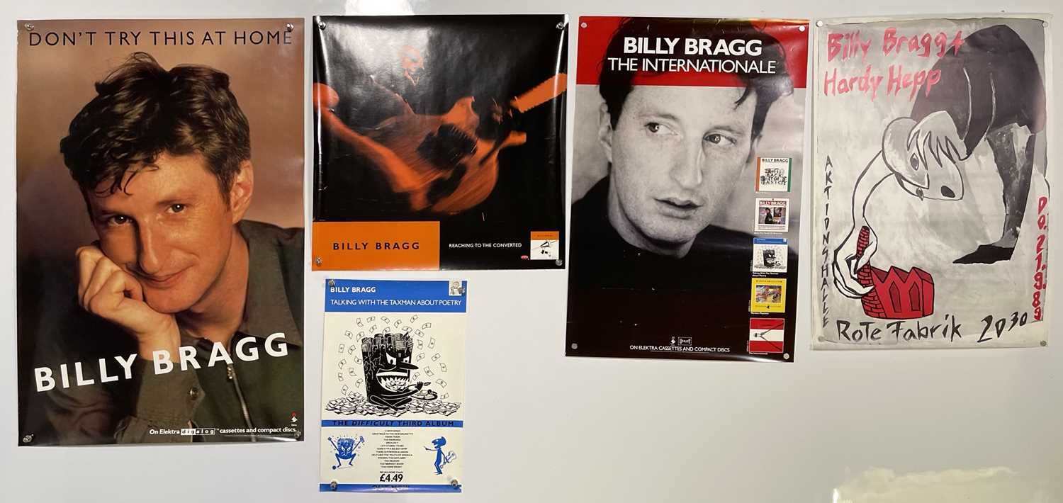Lot 236 - BILLY BRAGG - POSTERS INC PROMO / CONCERT C