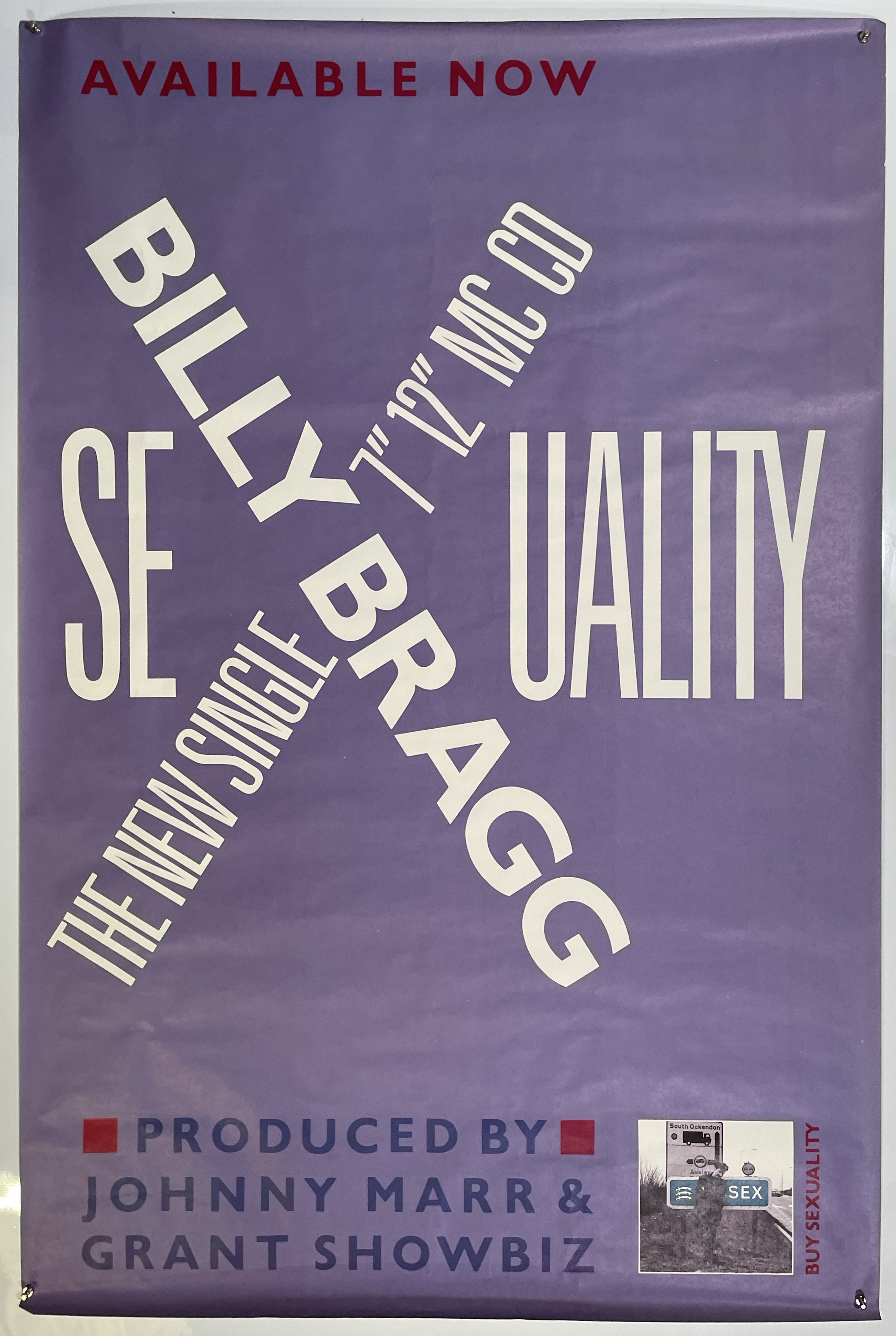 Lot 236 - BILLY BRAGG - POSTERS INC PROMO / CONCERT C