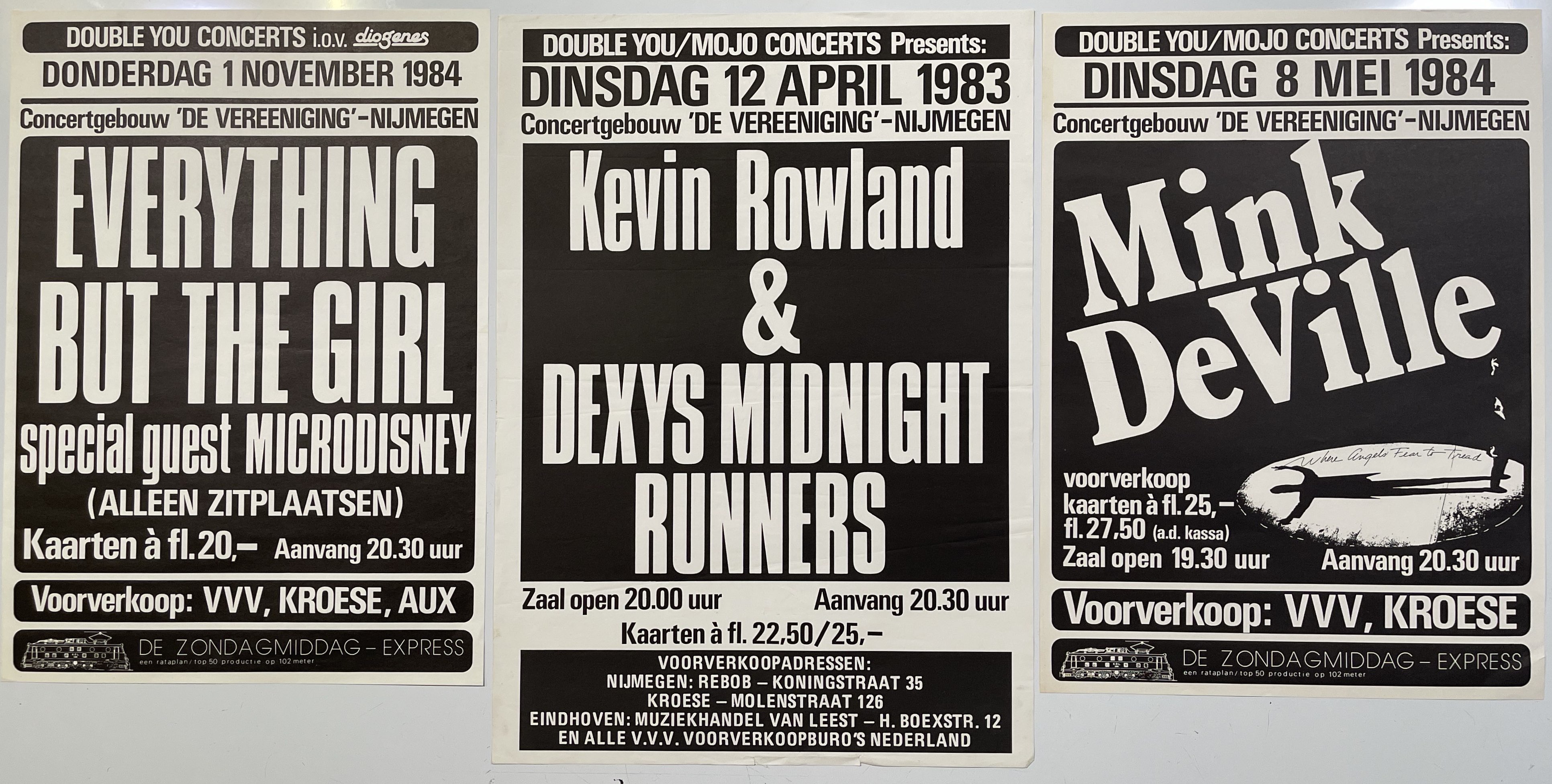 Lot 2110135 - 1980S CONCERT POSTERS.