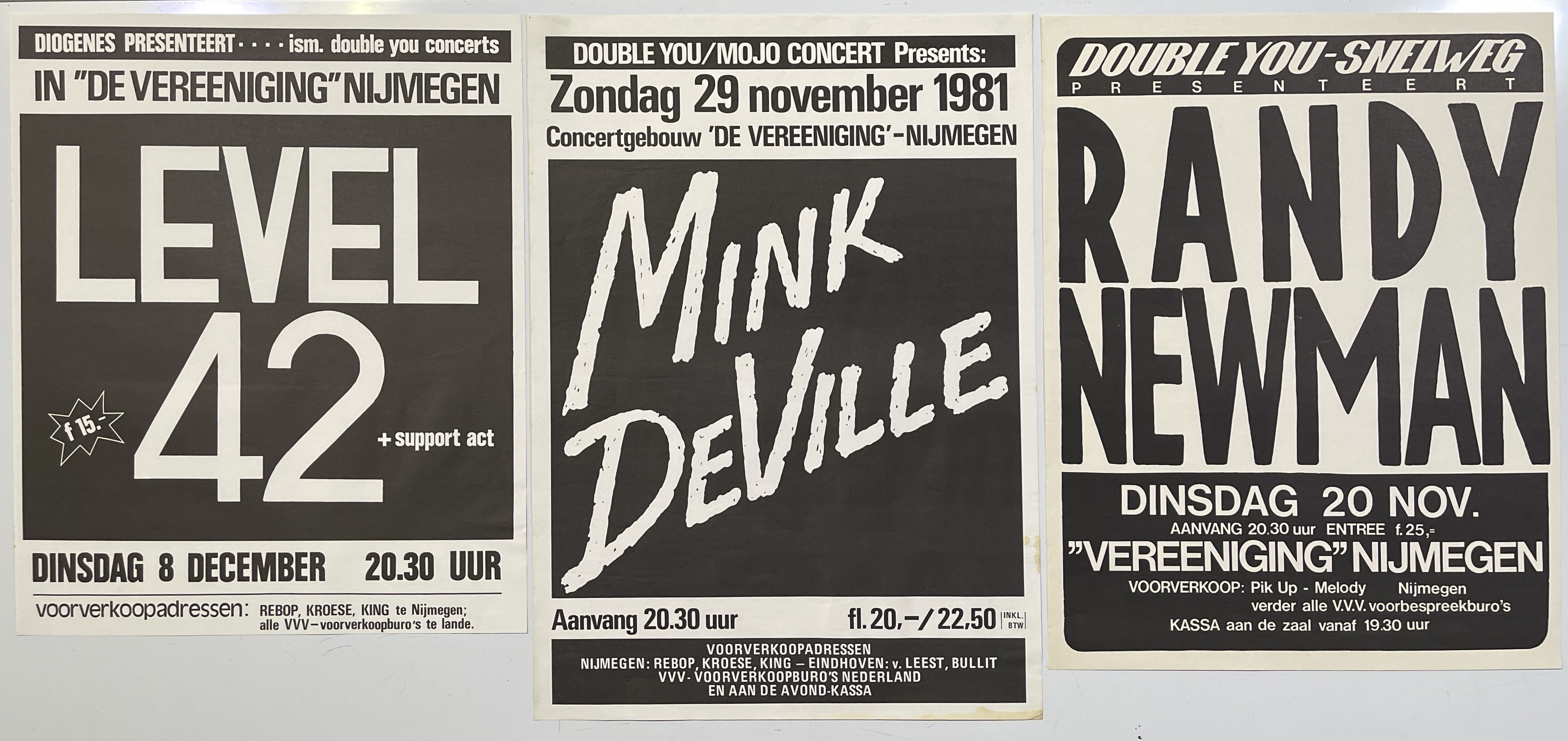 Lot 2110135 - 1980S CONCERT POSTERS.