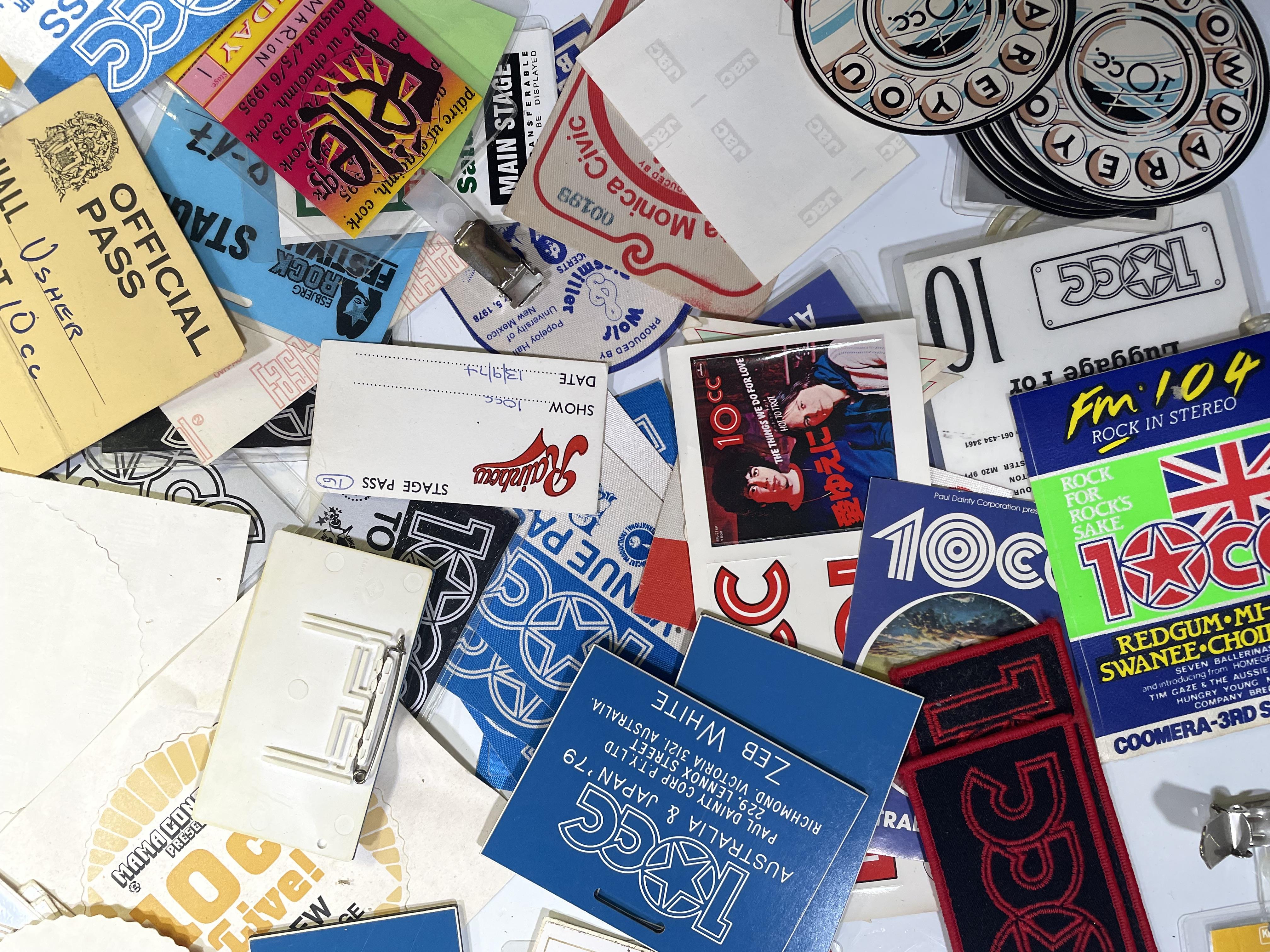 Lot 468 - 10CC - LARGE COLLECTION OF ORIGINAL STAGE