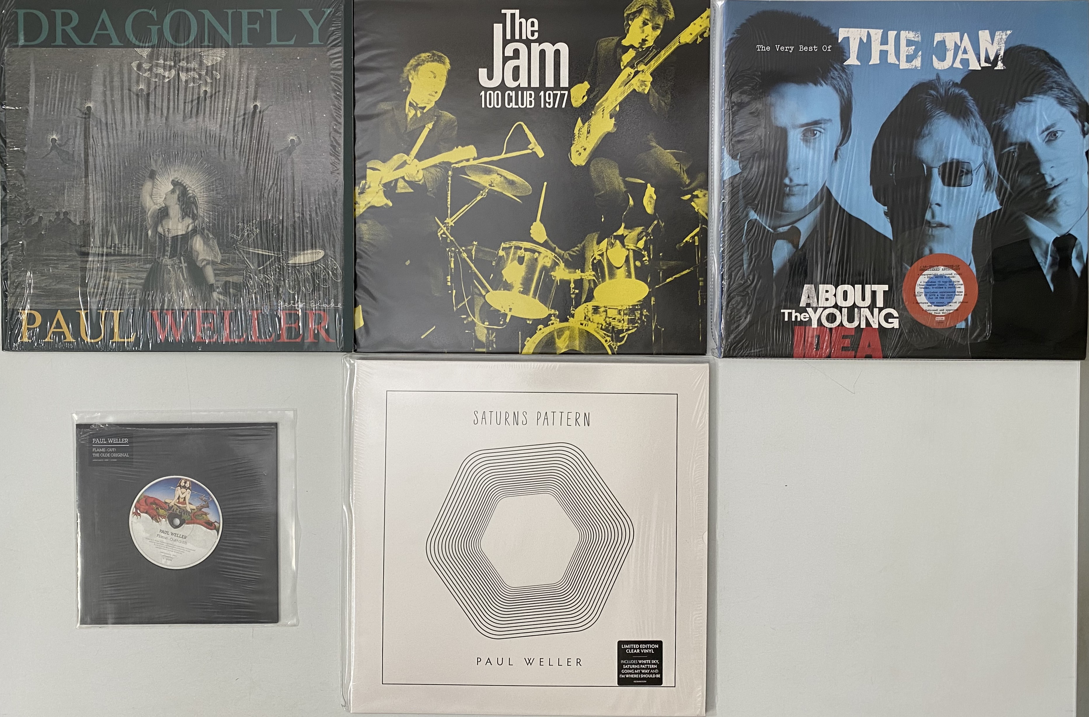 Lot 746 - THE JAM/ PAUL WELLER - MODERN LPs/ 7" PACK