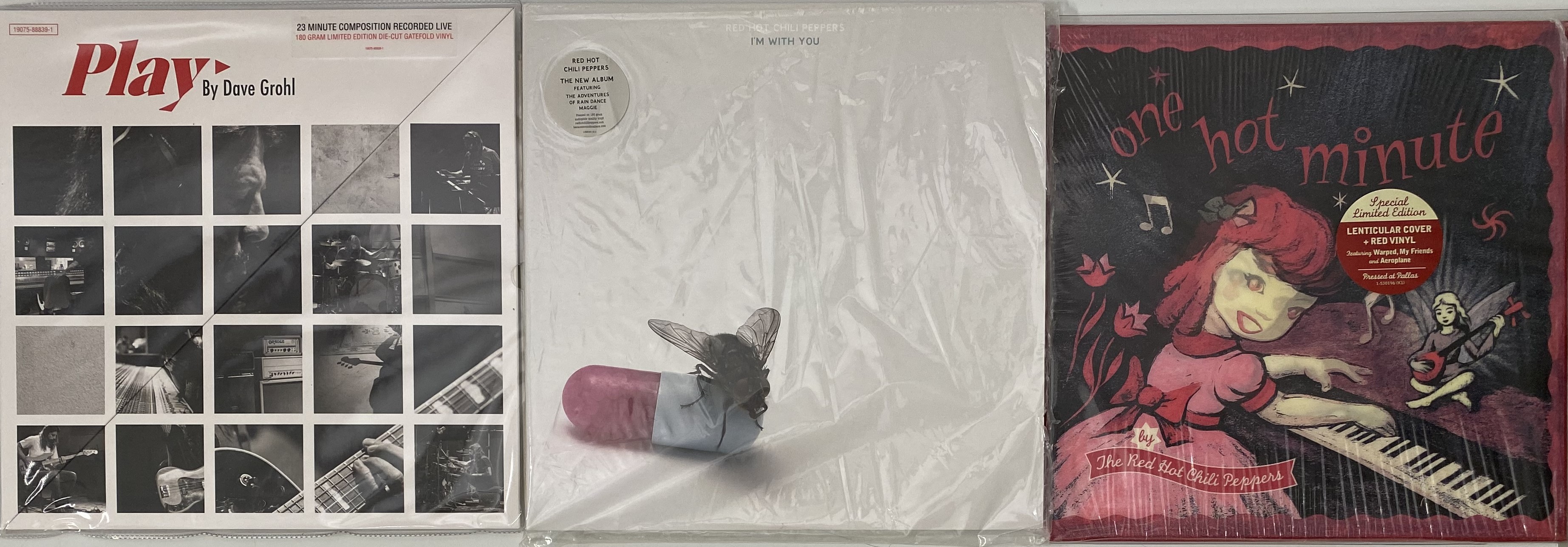 Lot 747 - THE RED HOT CHILI PEPPERS/ DAVE GROHL - LP
