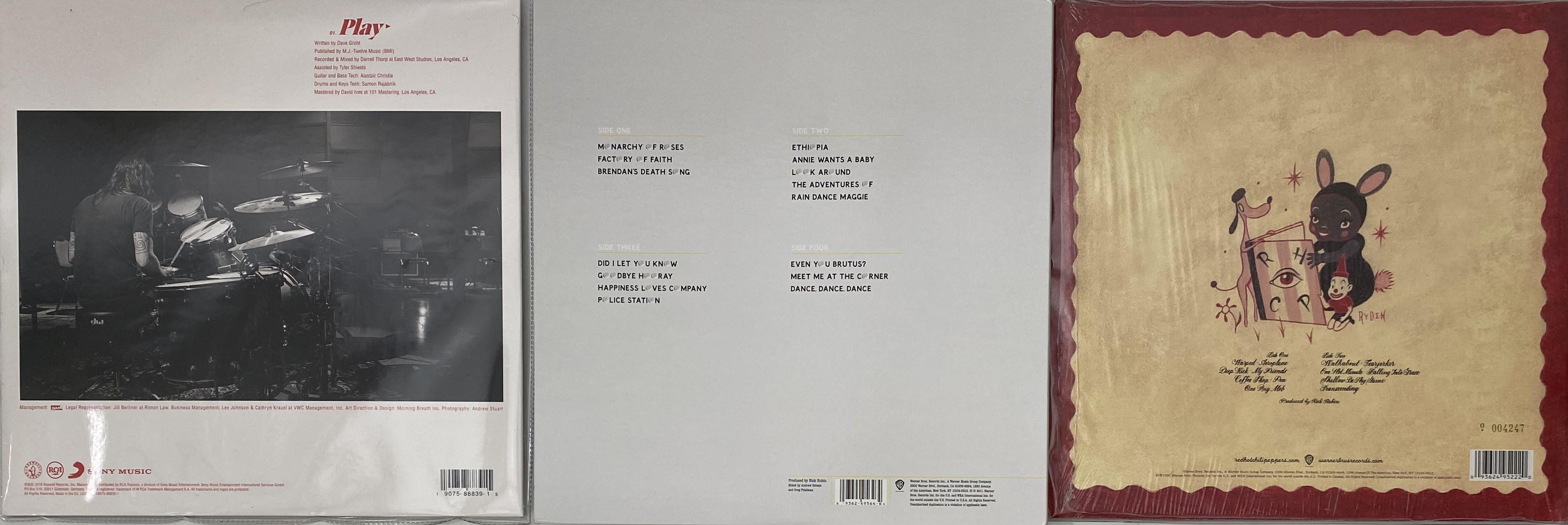 Lot 747 - THE RED HOT CHILI PEPPERS/ DAVE GROHL - LP