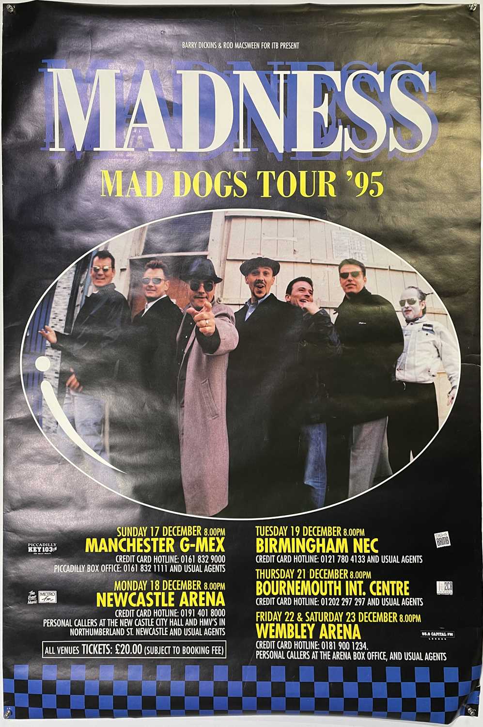 Lot 260 - C 80S/1990S BILLBOARD POSTERS - MADNESS AND
