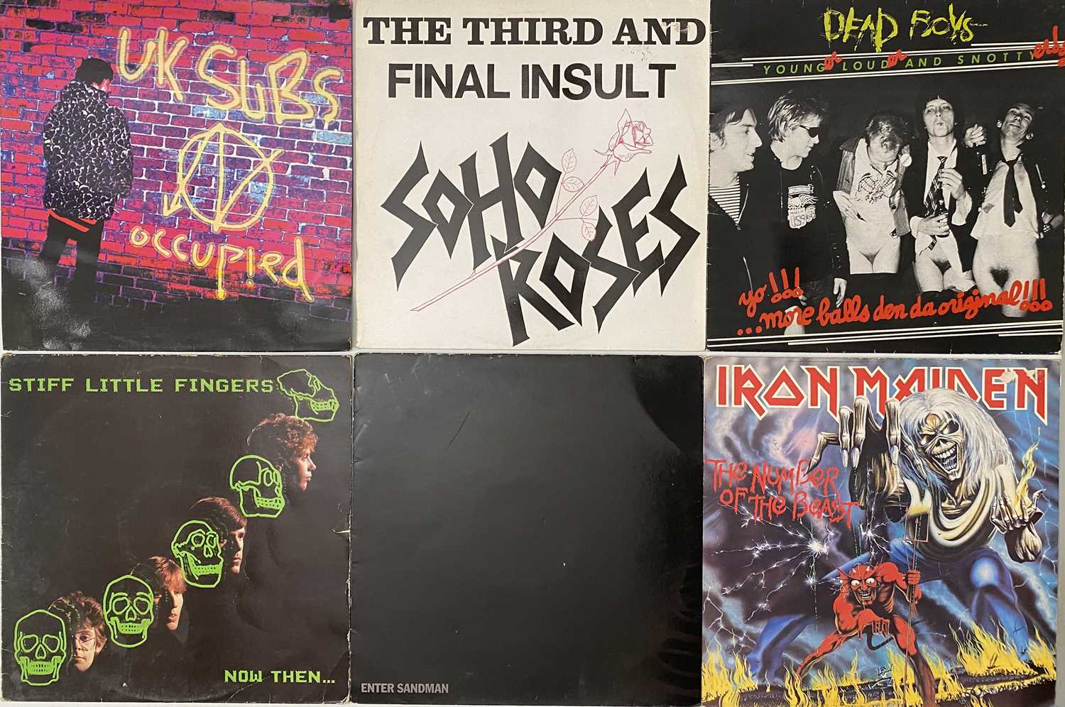Lot 850 - PUNK / WAVE / METAL - LP COLLECTION