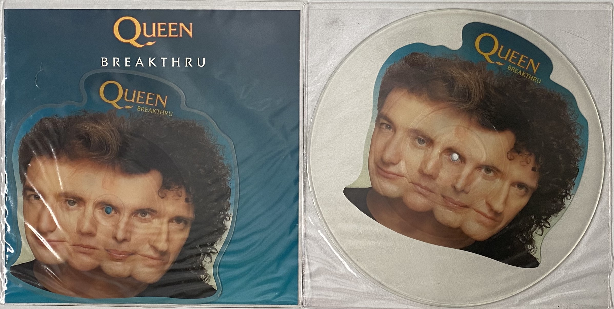 Lot 859 - QUEEN - BREAKTHRU - PICTURE DISK RARITIES