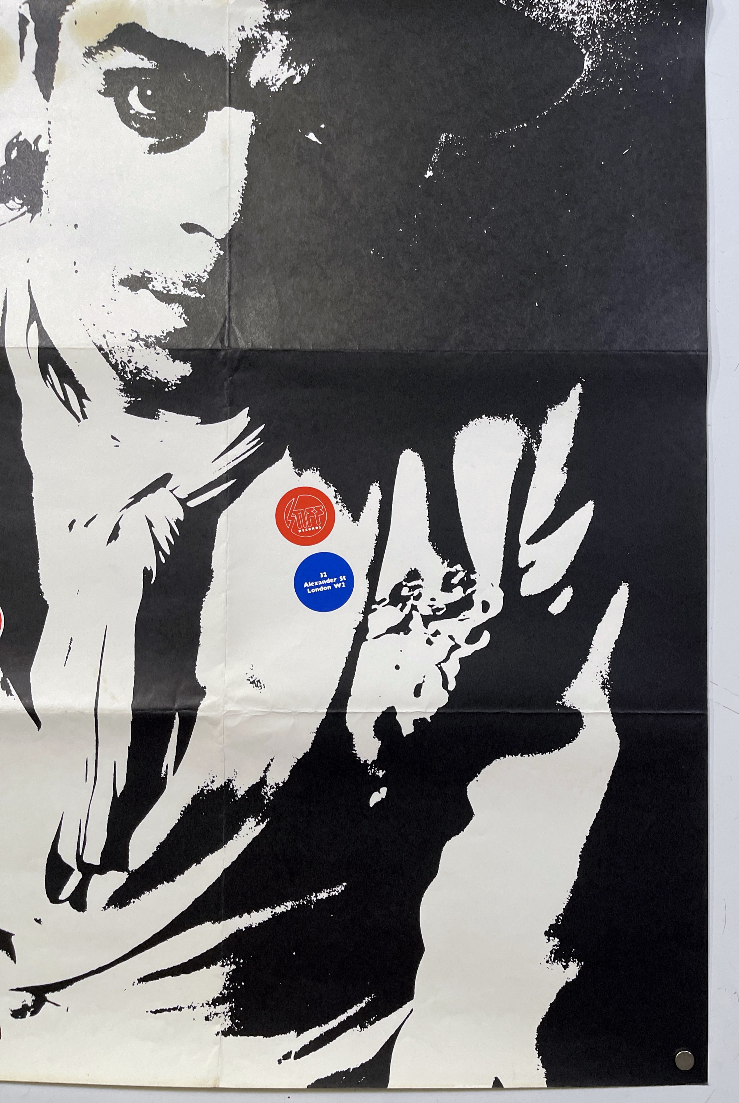 Lot 266 - IAN DURY STIFF RECORDS PROMO POSTER W/