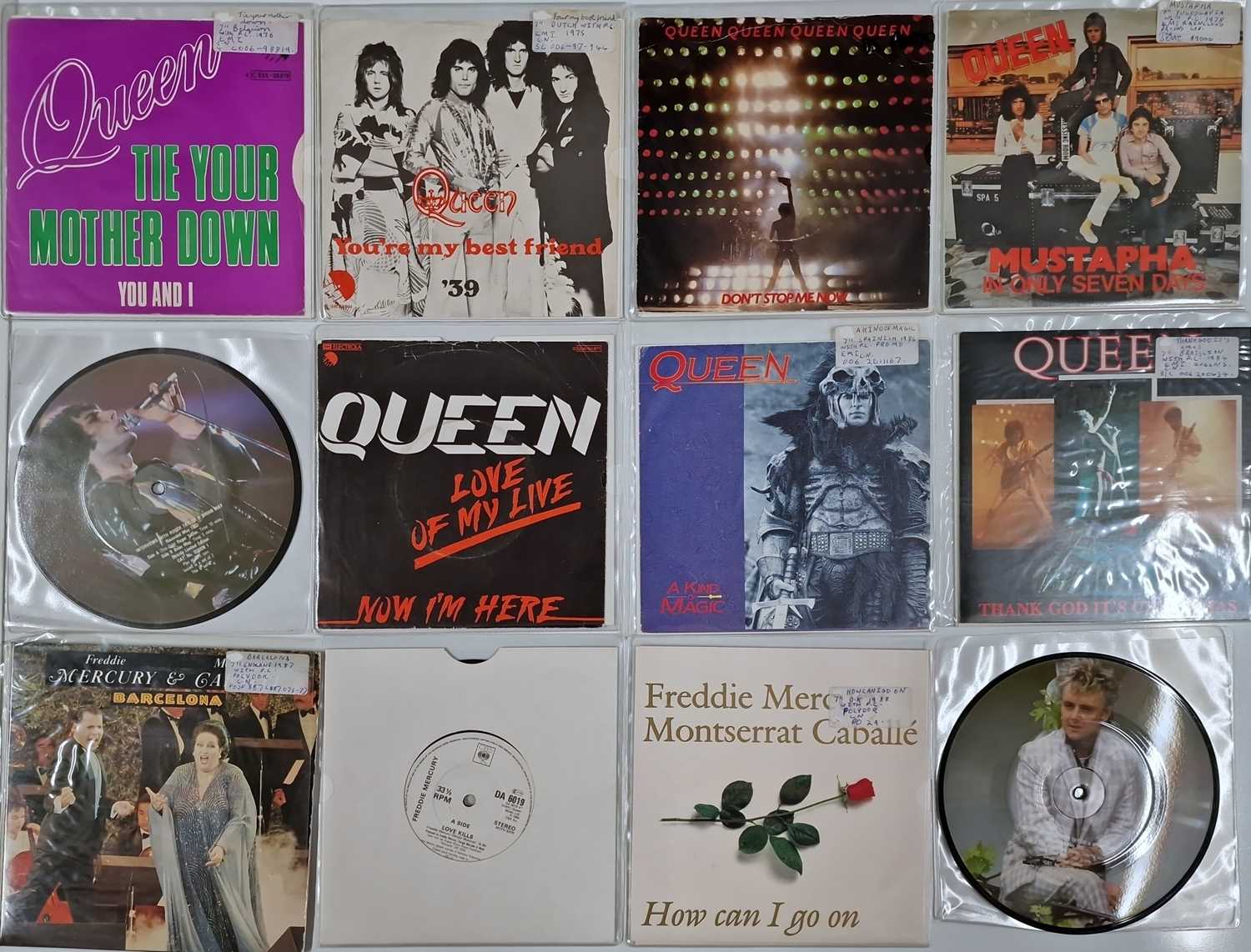 Lot 866 - QUEEN / RELATED - OVERSEAS / SOLO - 7"
