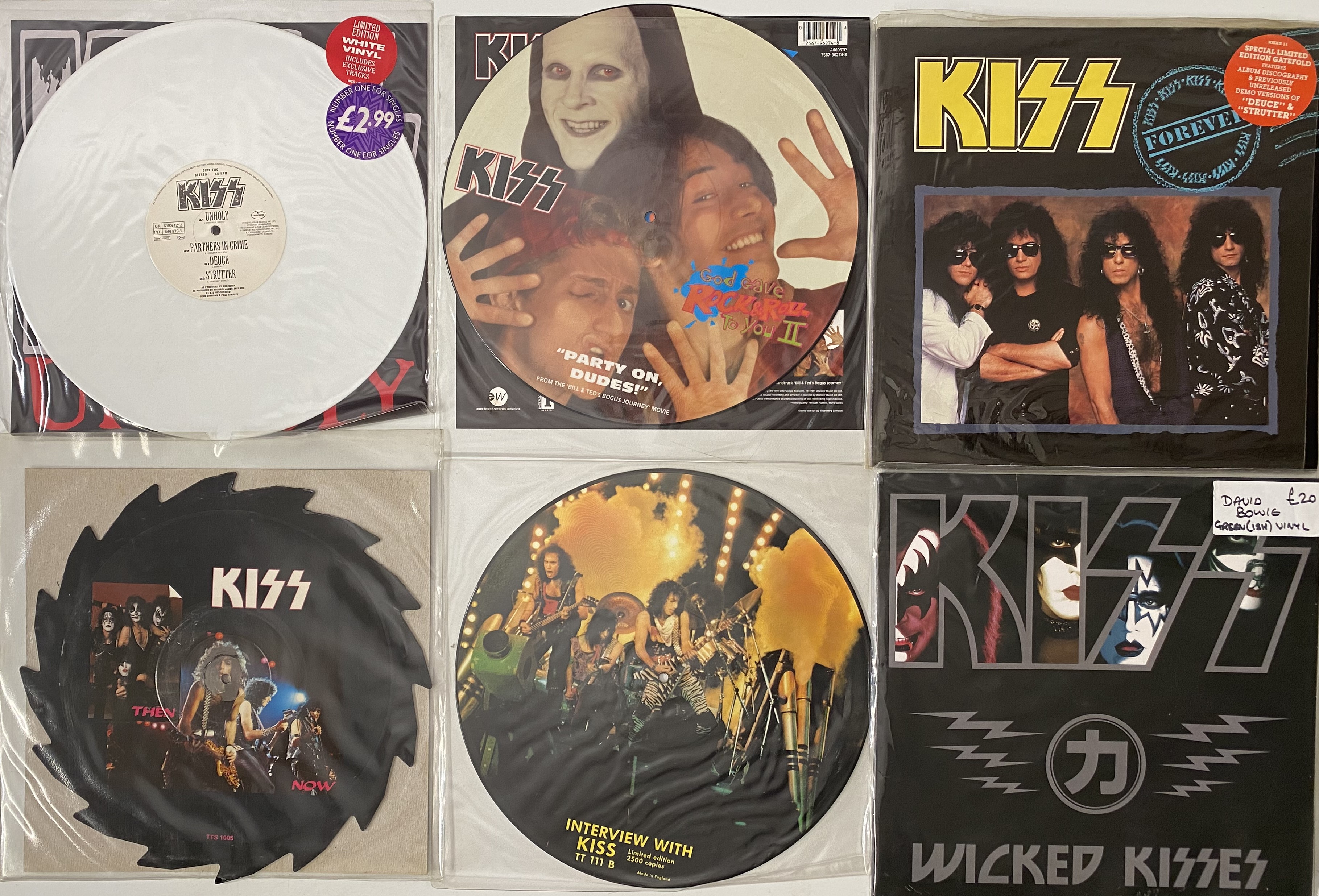 Lot 869 - KISS - ASSORTED LPs / 12" / PICTURE DISKS