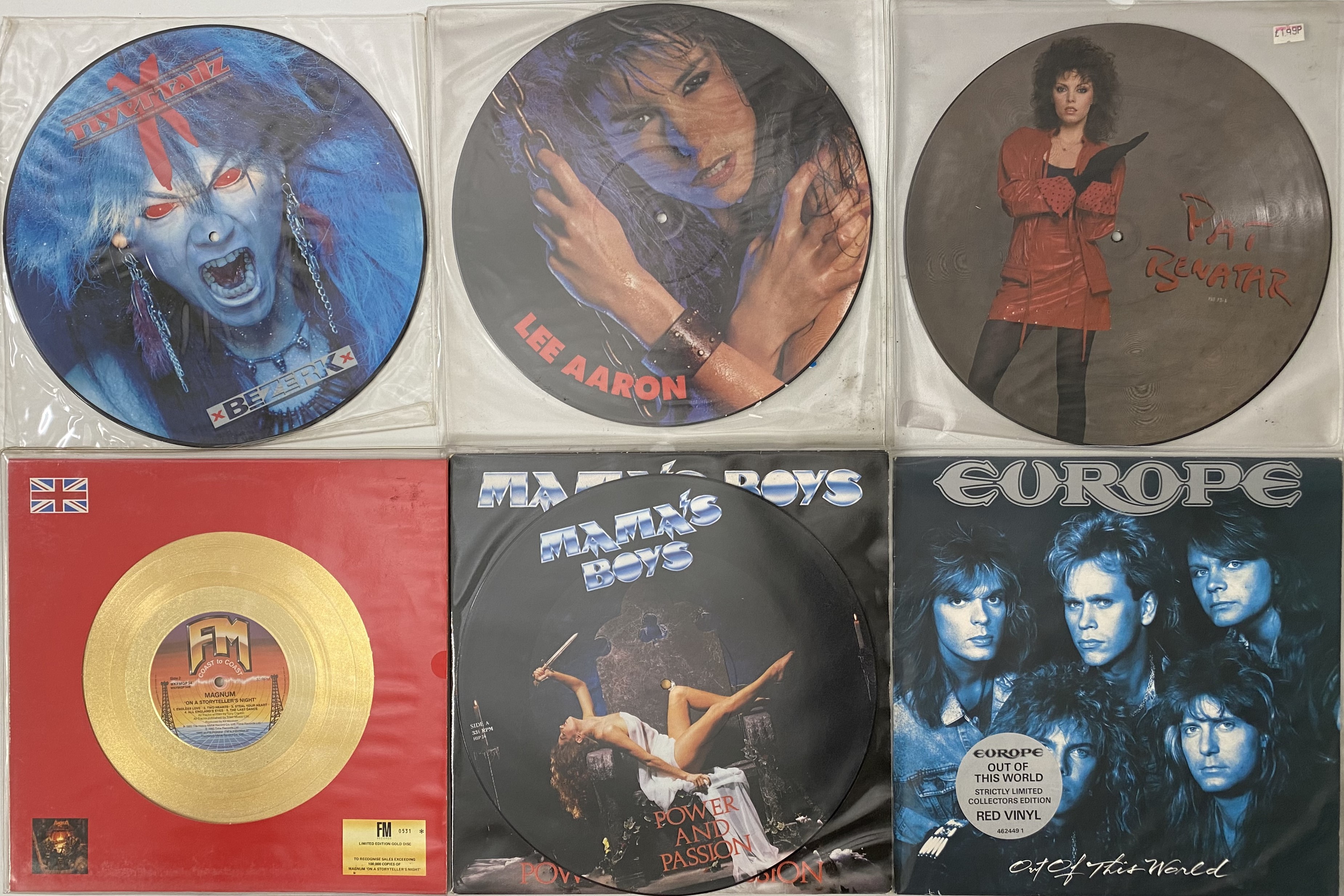 Lot 873 - METAL / HEAVY ROCK - LPs