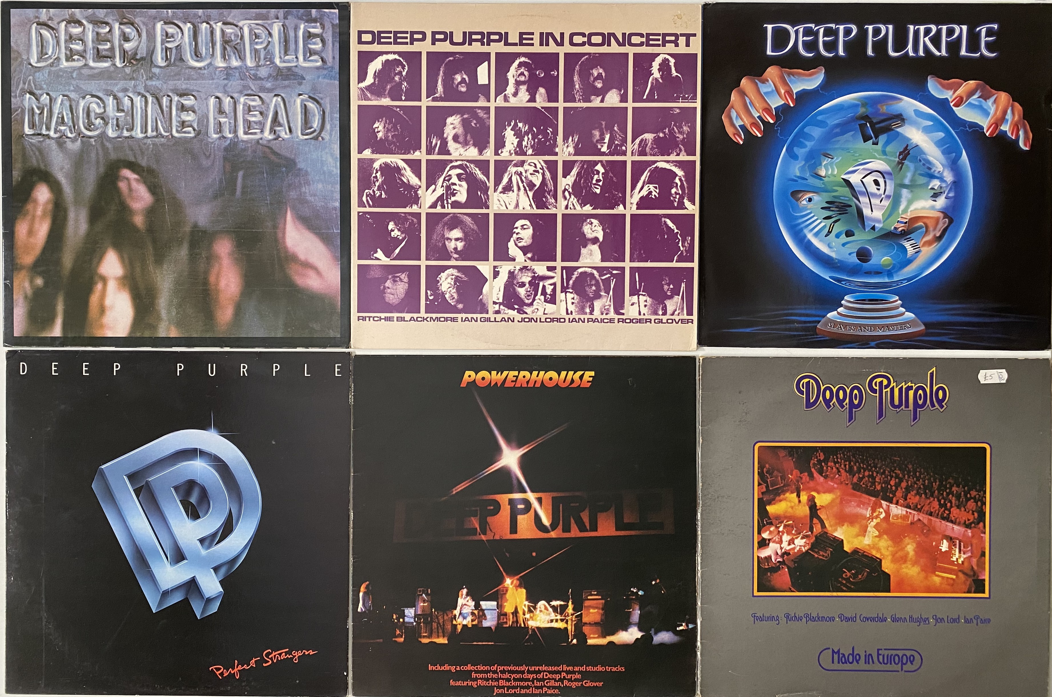 Lot 932 - DEEP PURPLE AND RELATED - LP COLLECTION
