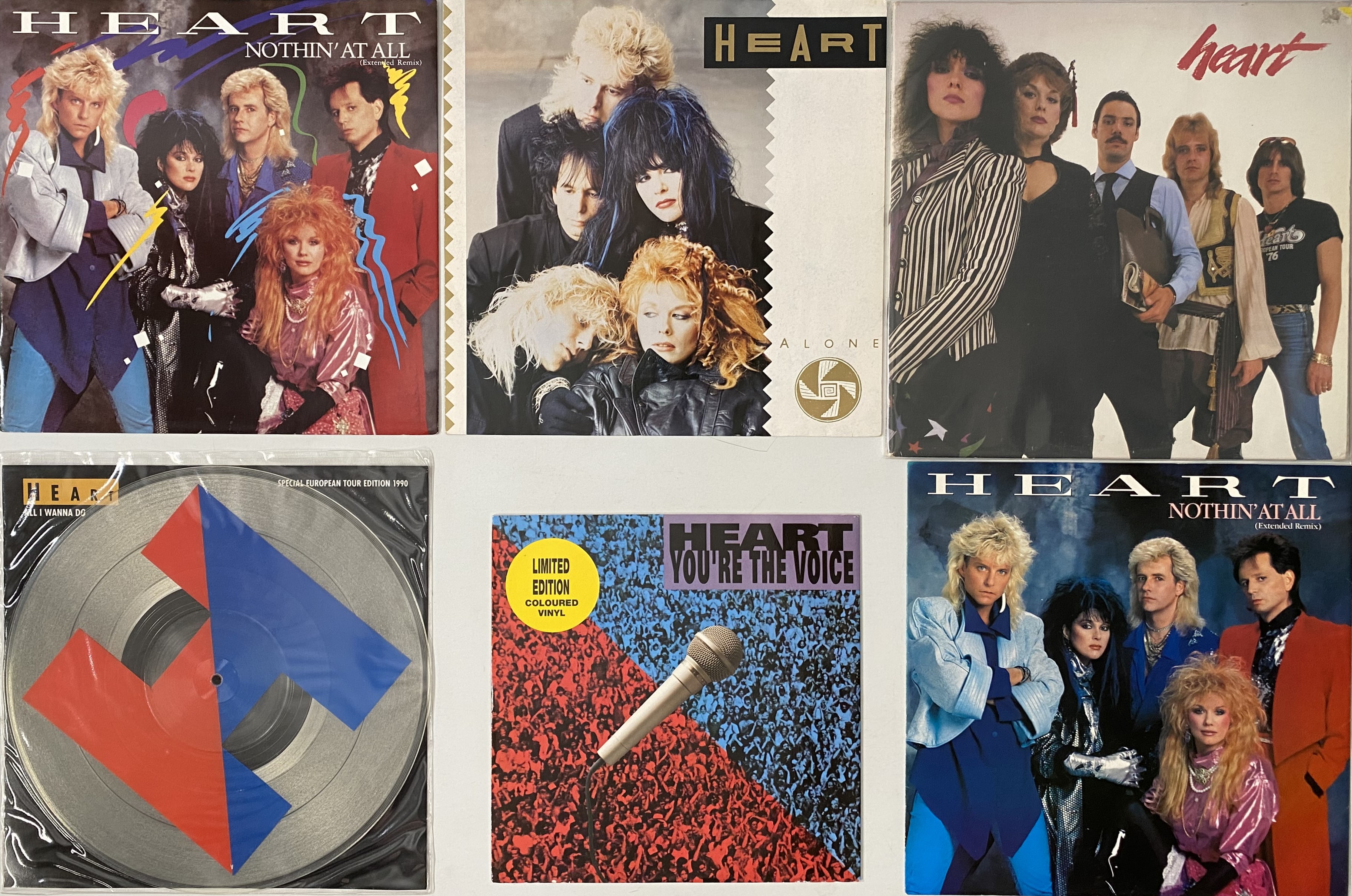 Lot 877 - HEART - LP / 12" COLLECTION