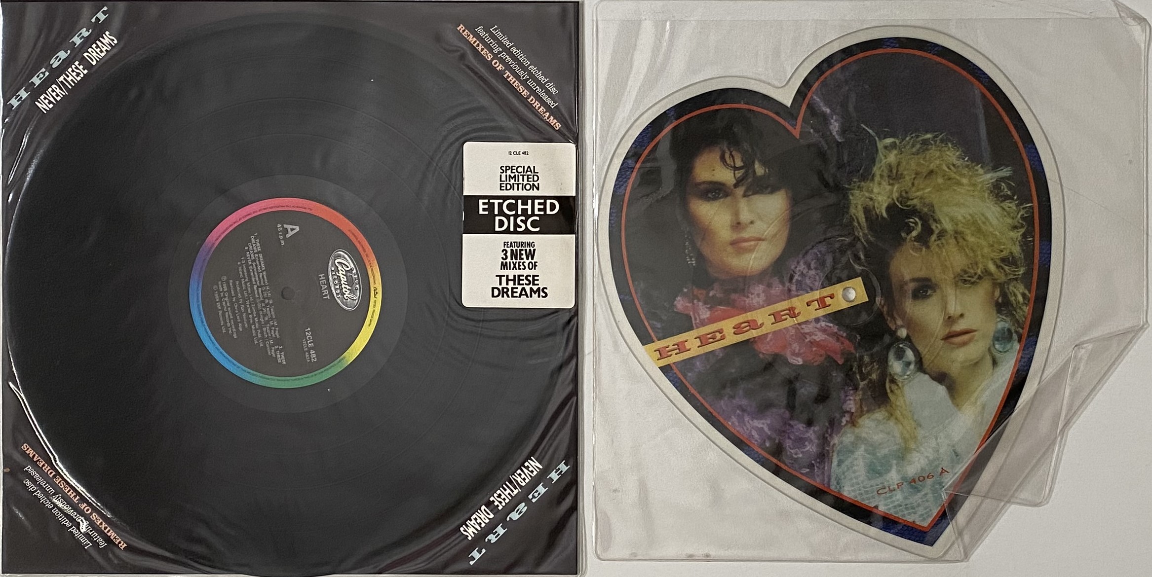 Lot 877 - HEART - LP / 12" COLLECTION