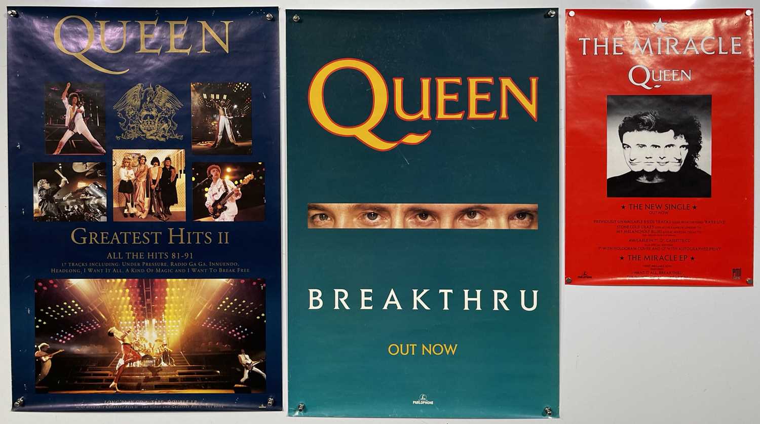 Lot 414 - QUEEN - PROMO/TOUR POSTERS.