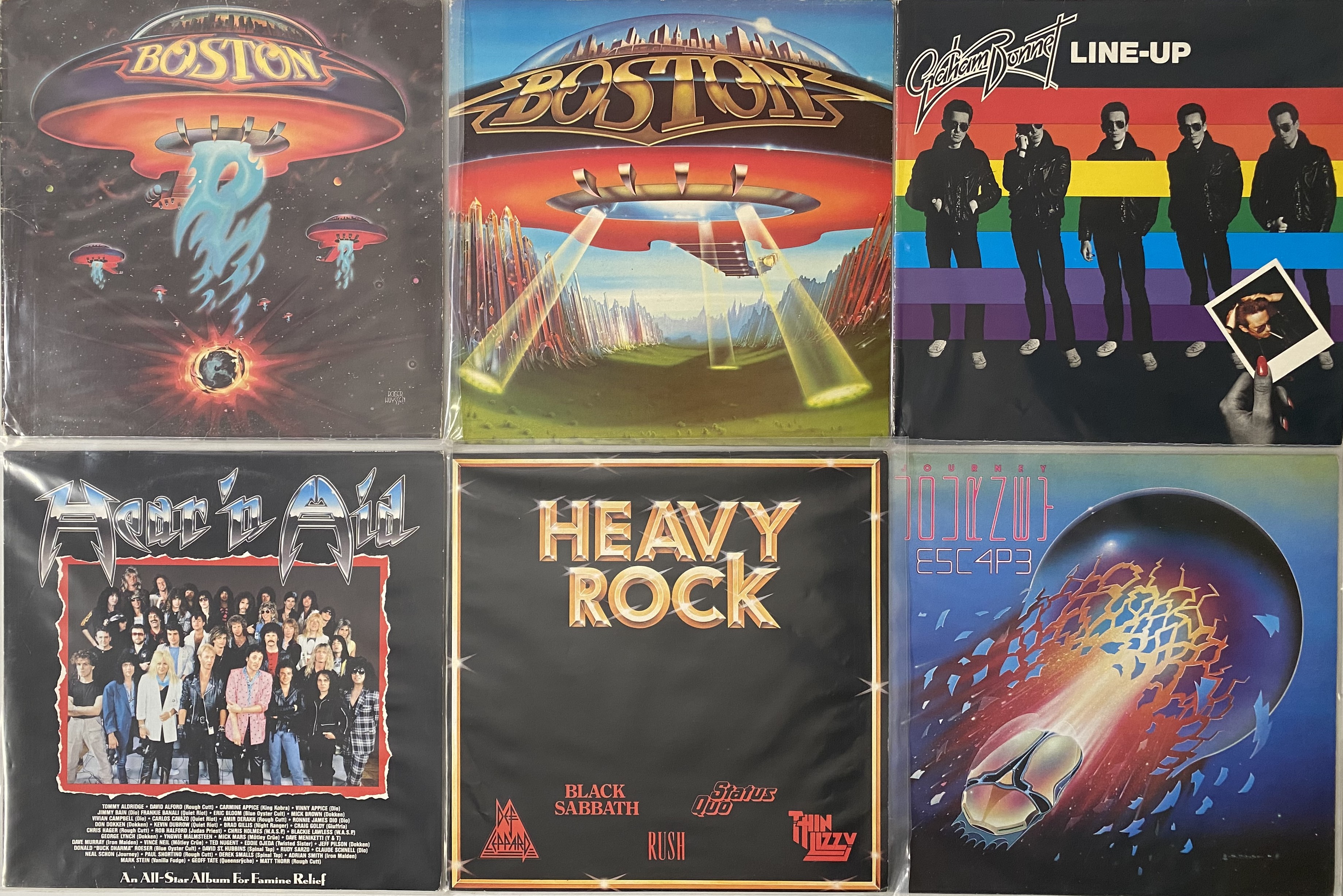 Lot 882 - HEAVY ROCK / METAL - LP COLLECTION