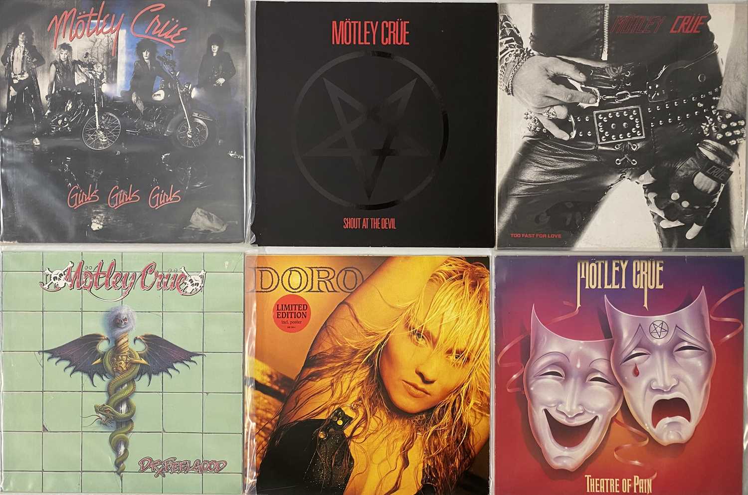 Lot 883 - HEAVY ROCK / METAL - LP COLLECTION