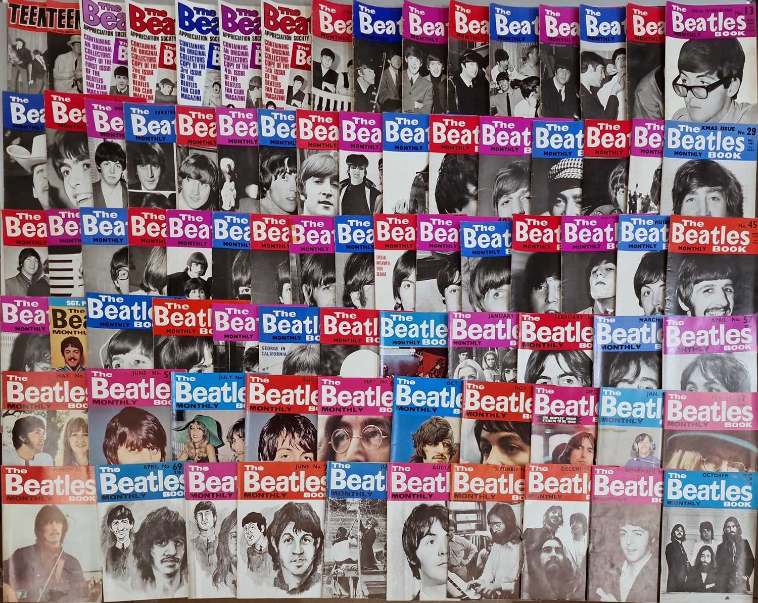 Lot 126 - THE BEATLES - COLLECTION OF MAGAZINES INC