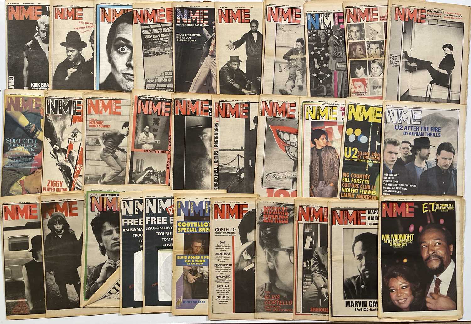 Lot 114 - NME MAGAZINE COLLECTION C 1980S.