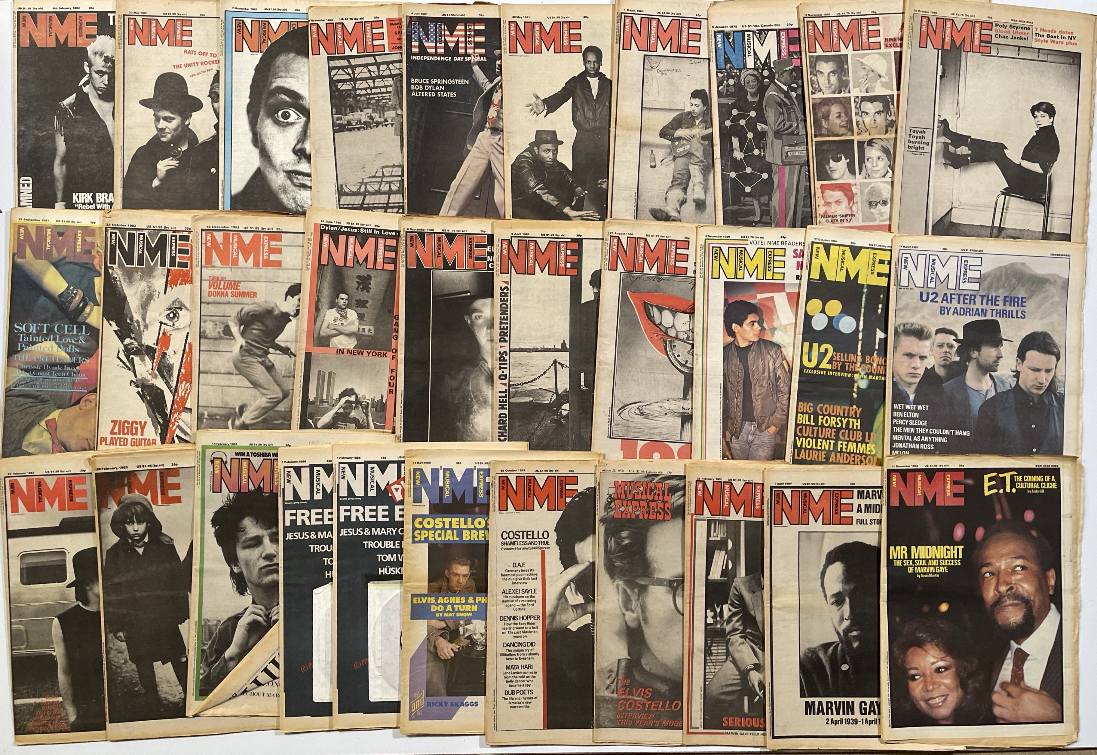 Lot 114 - NME MAGAZINE COLLECTION C 1980S.