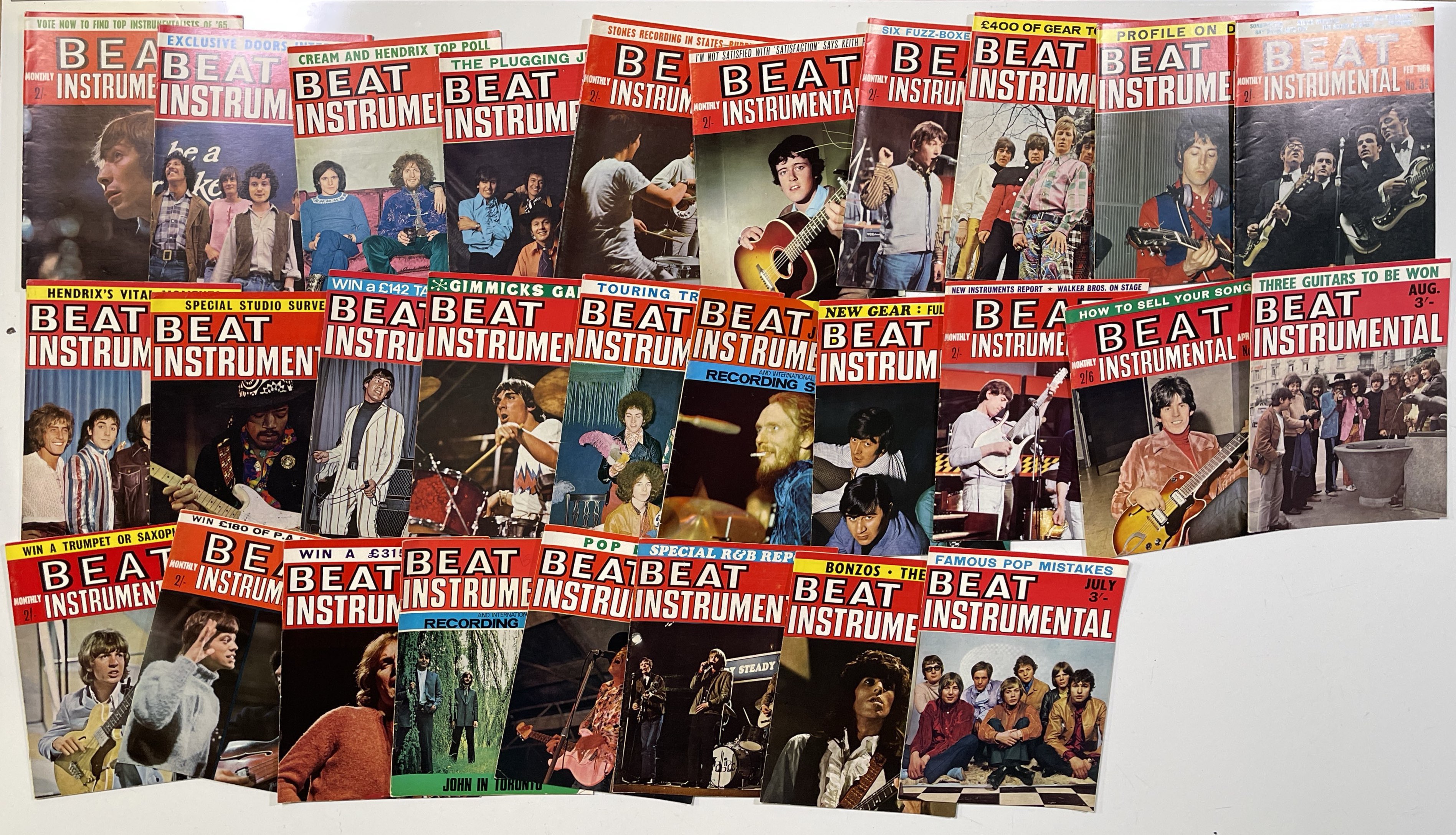 Lot 109 - 1960S POP / TEEN MAGAZINES INC BEAT