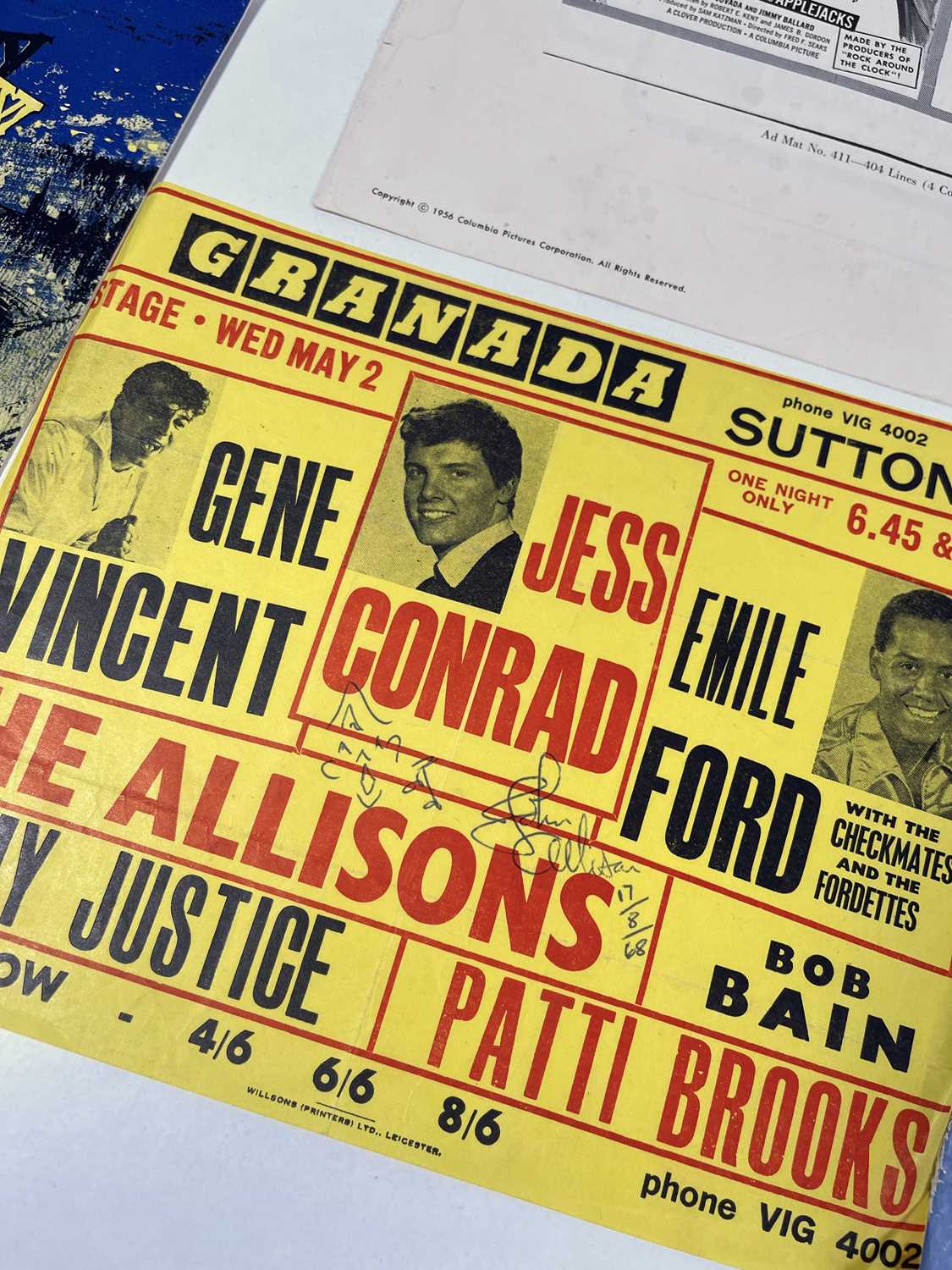 Lot 350 - RARE ROCK N ROLL CONCERT PROGRAMMES.