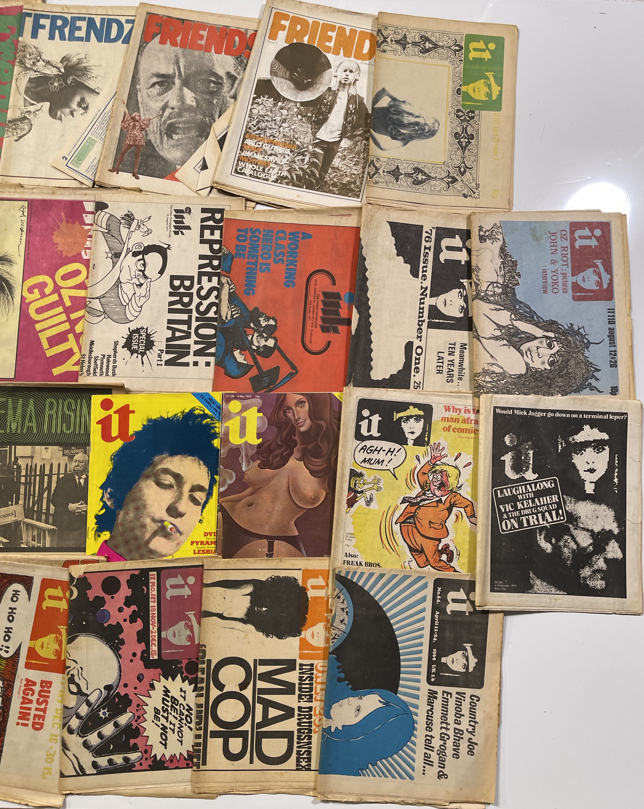 Lot 112 - 1960S/70S COUNTERCULTURE MAGAZINES INCLUDING