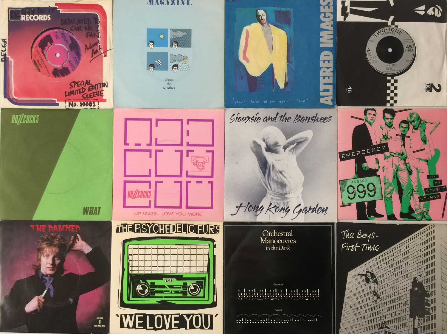 Lot 947 - CLASSIC PUNK / NEW WAVE - 7" COLLECTION