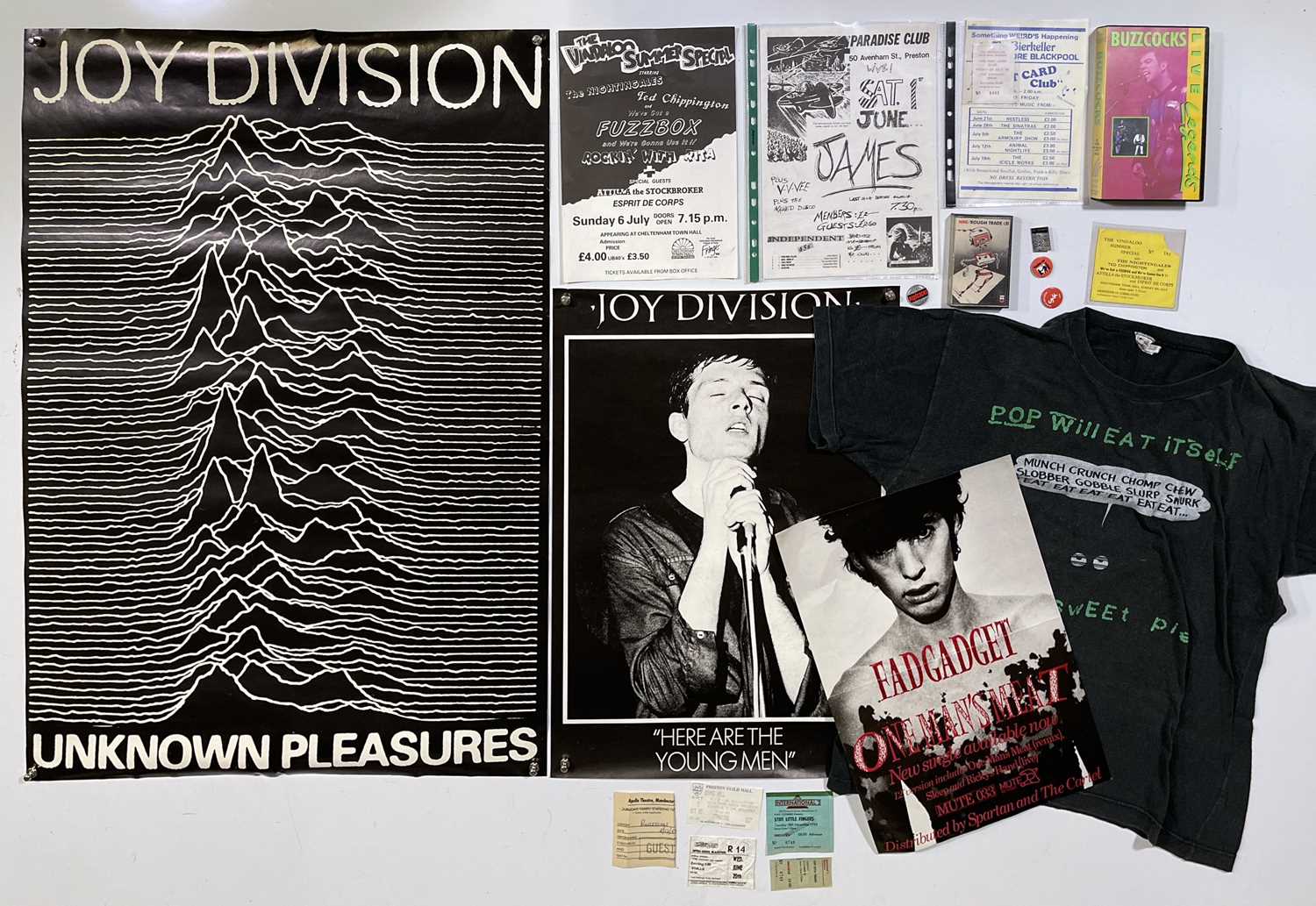 Lot 550 - PUNK AND INDIE - TICKETS/POSTERS INC SMITHS
