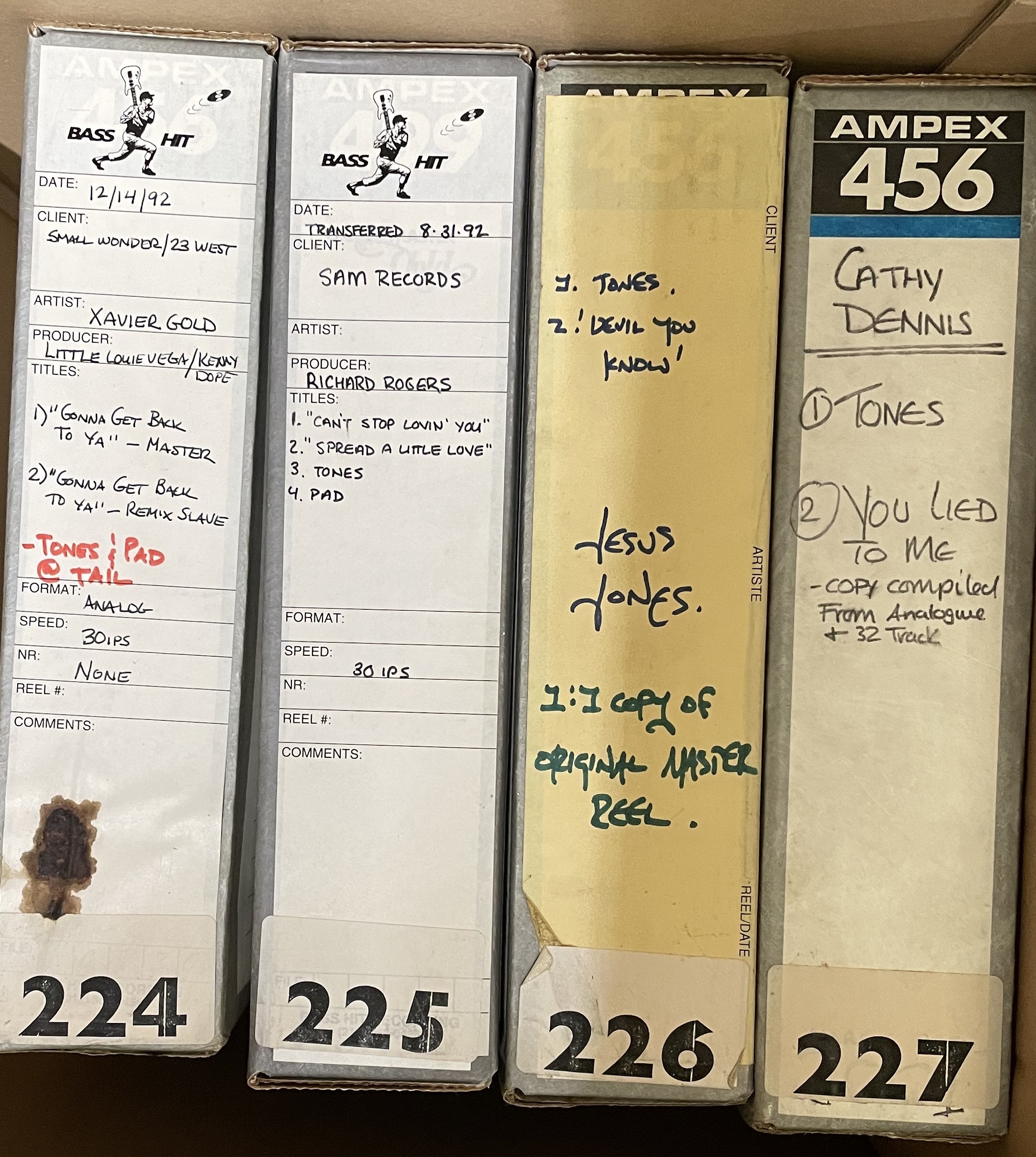 Lot 524 - MASTER TAPE ARCHIVE - POP / DANCE