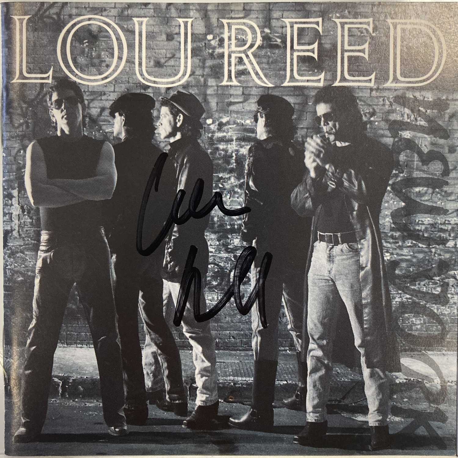 Lot 377 - LOU REED SIGNED CDS