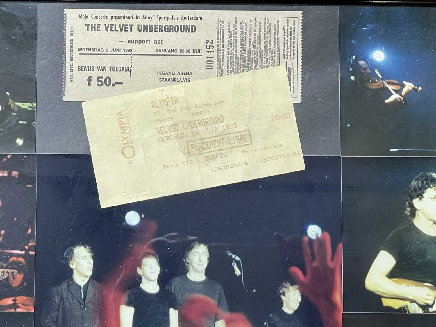 Lot 155 - THE VELVET UNDERGROUND CONCERT PHOTO AND