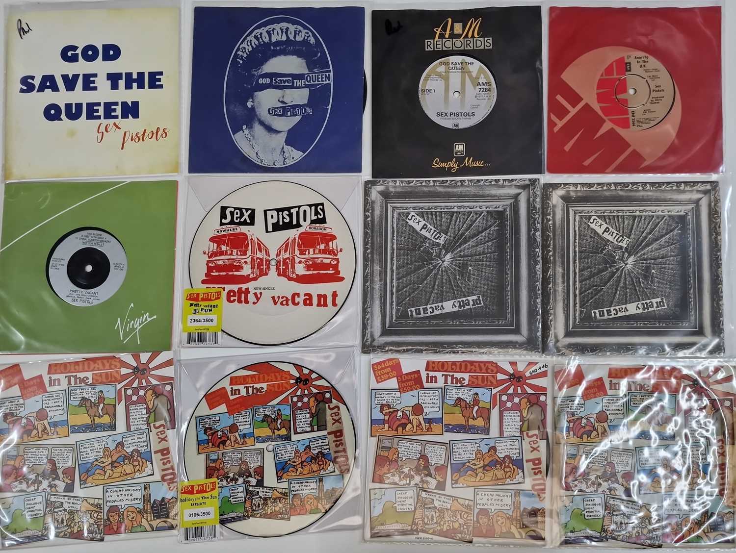 Lot 1032 Sex Pistols 7 Uk Pack 2169