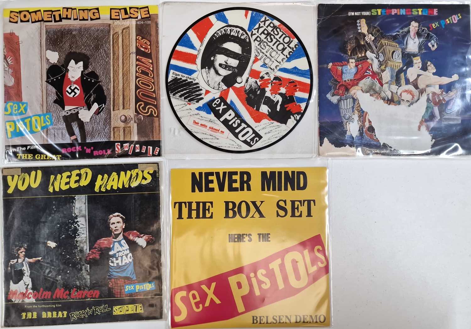 Lot 1033 Sex Pistols Overseas Private 7 Pack
