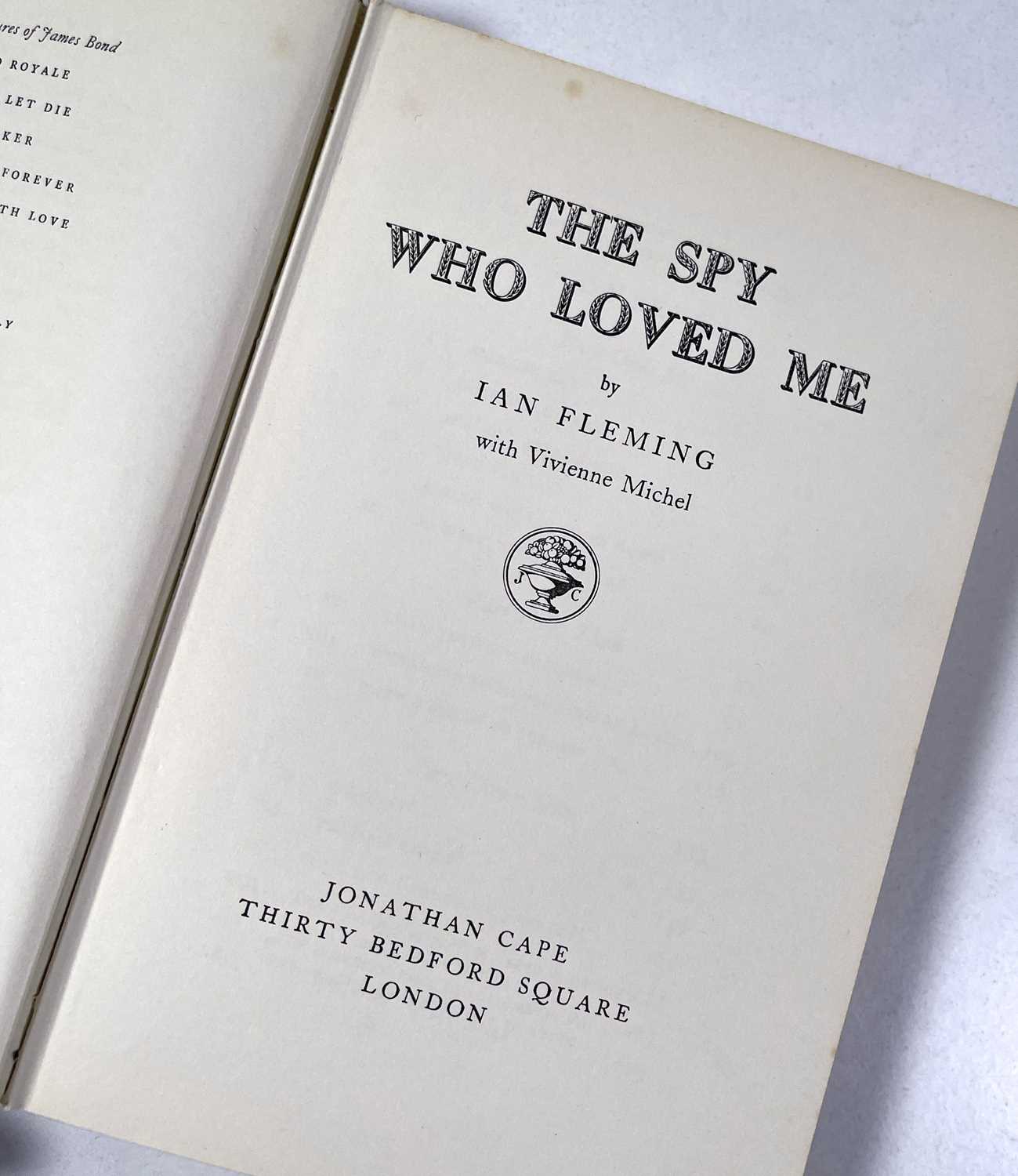 Lot 219 - IAN FLEMING - JAMES BOND - THE SPY WHO LOVED