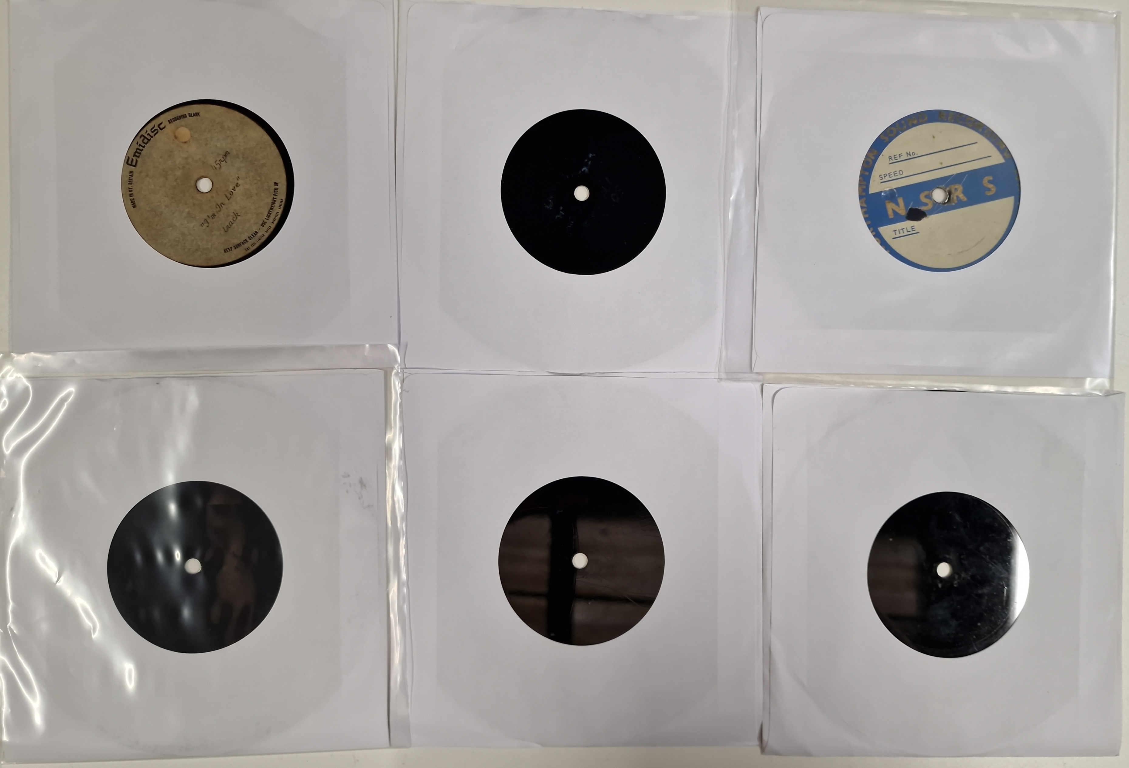 Lot 1091 - 7" ACETATE ARCHIVE - LARGELY 60s RECORDING