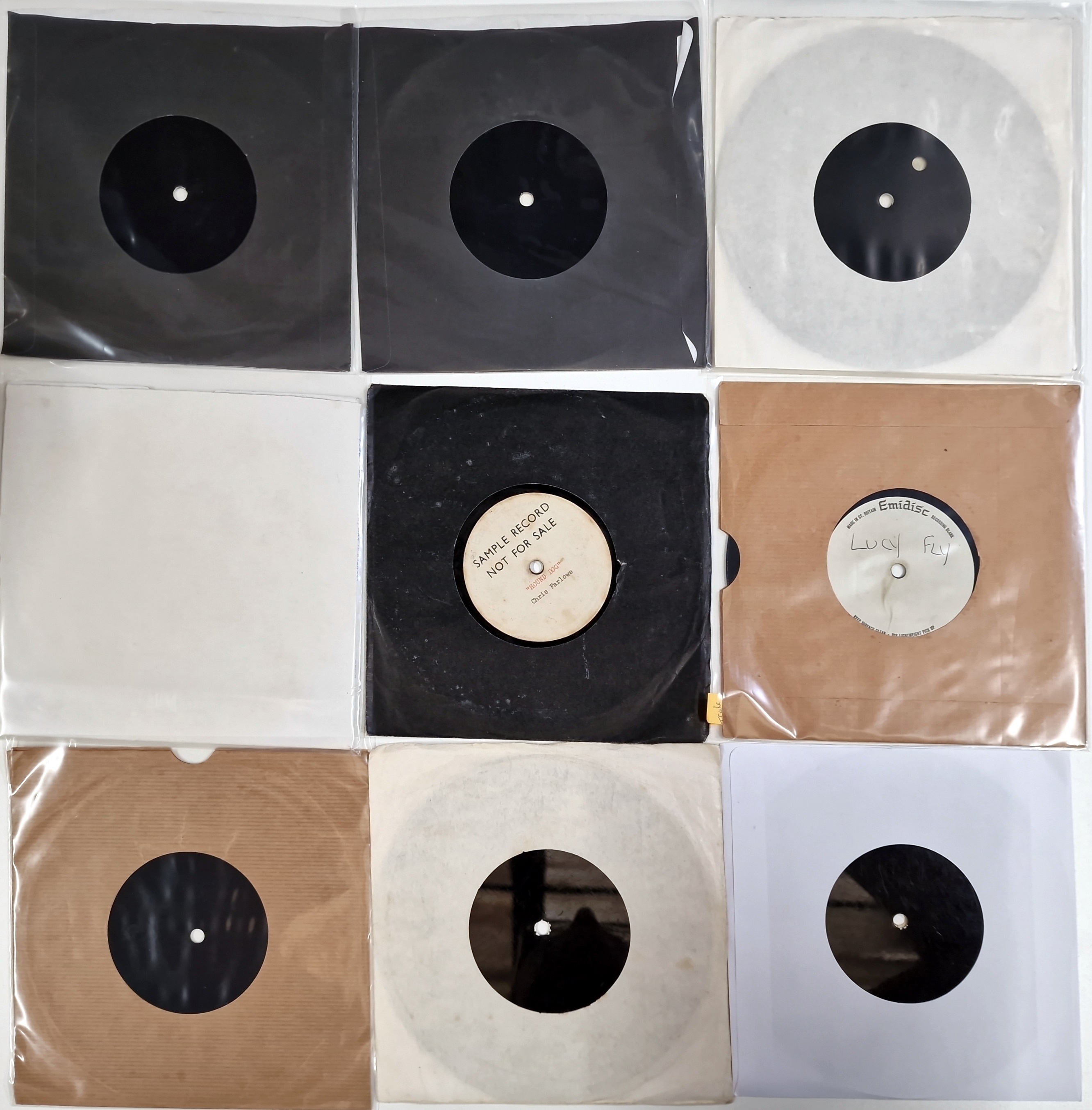 Lot 1092 - 7" ACETATE ARCHIVE - LARGELY 60s RECORDING