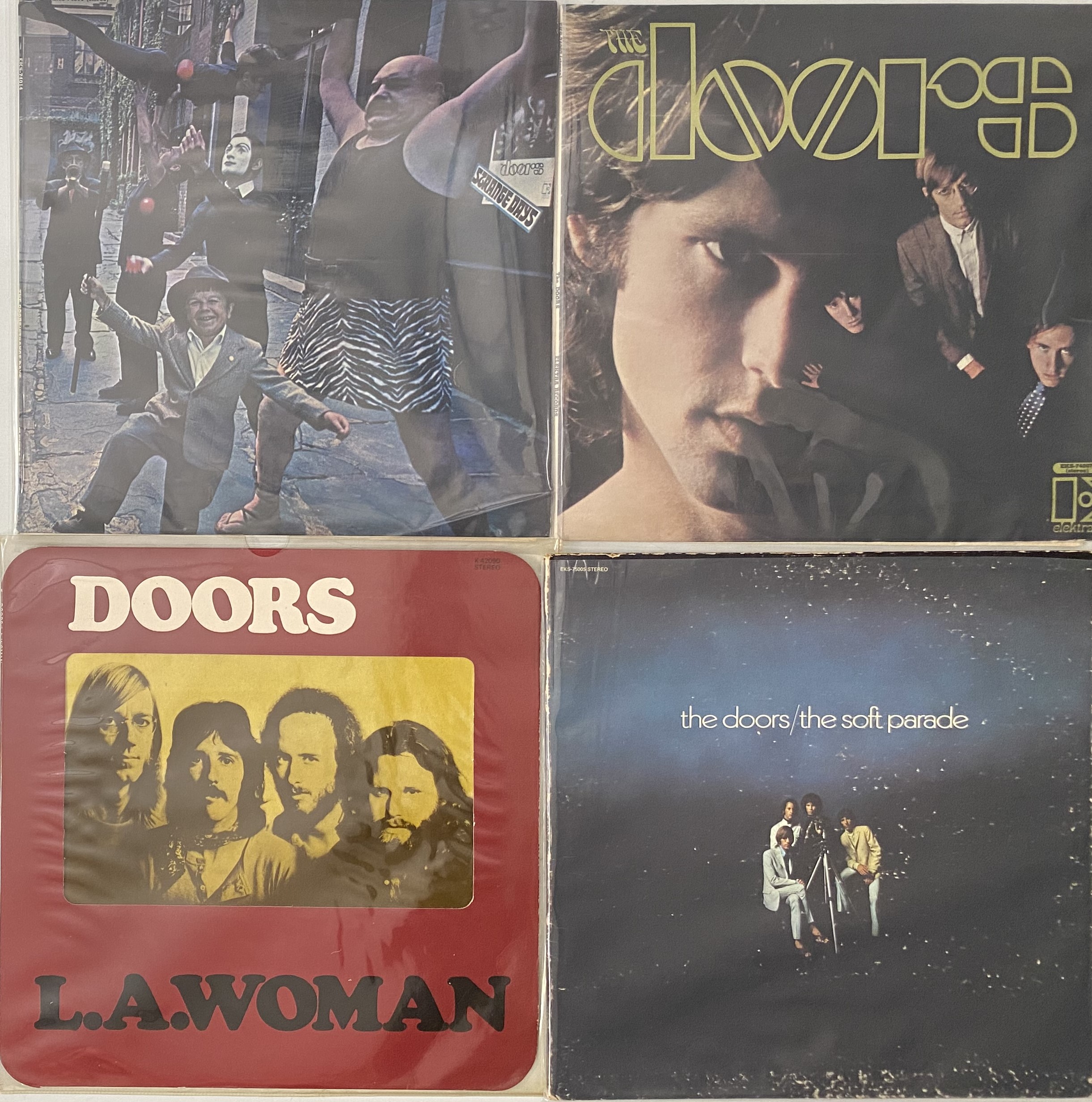 Lot 1096 - THE DOORS - LP COLLECTION (ORIGINAL/EARLY