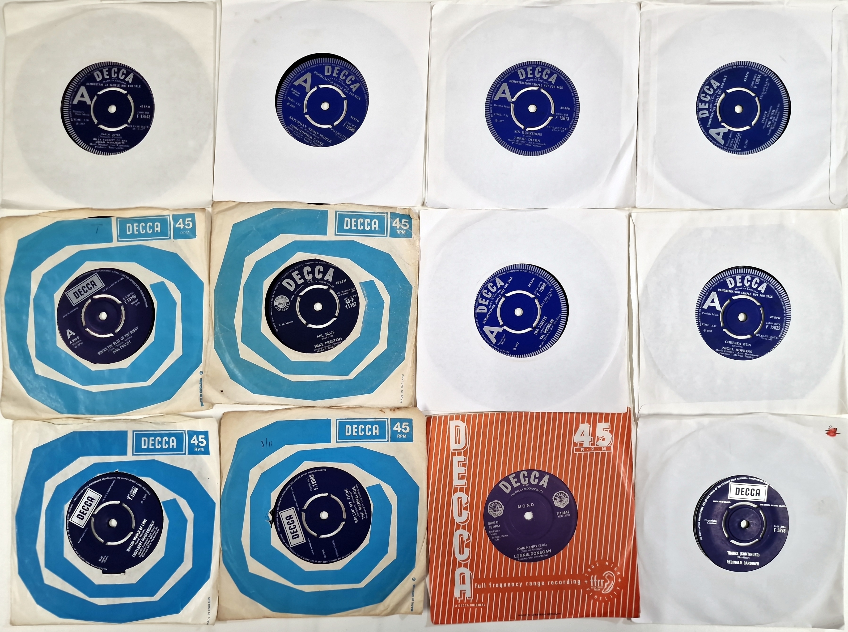 Lot 1111 - DECCA 7" COLLECTION (RELEASED FROM '67